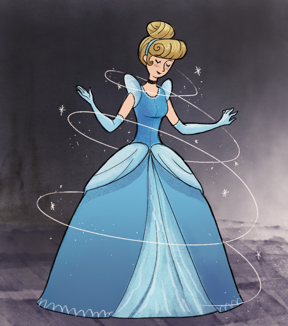 ArtStation - Cinderella - Reimagined Children's book-style