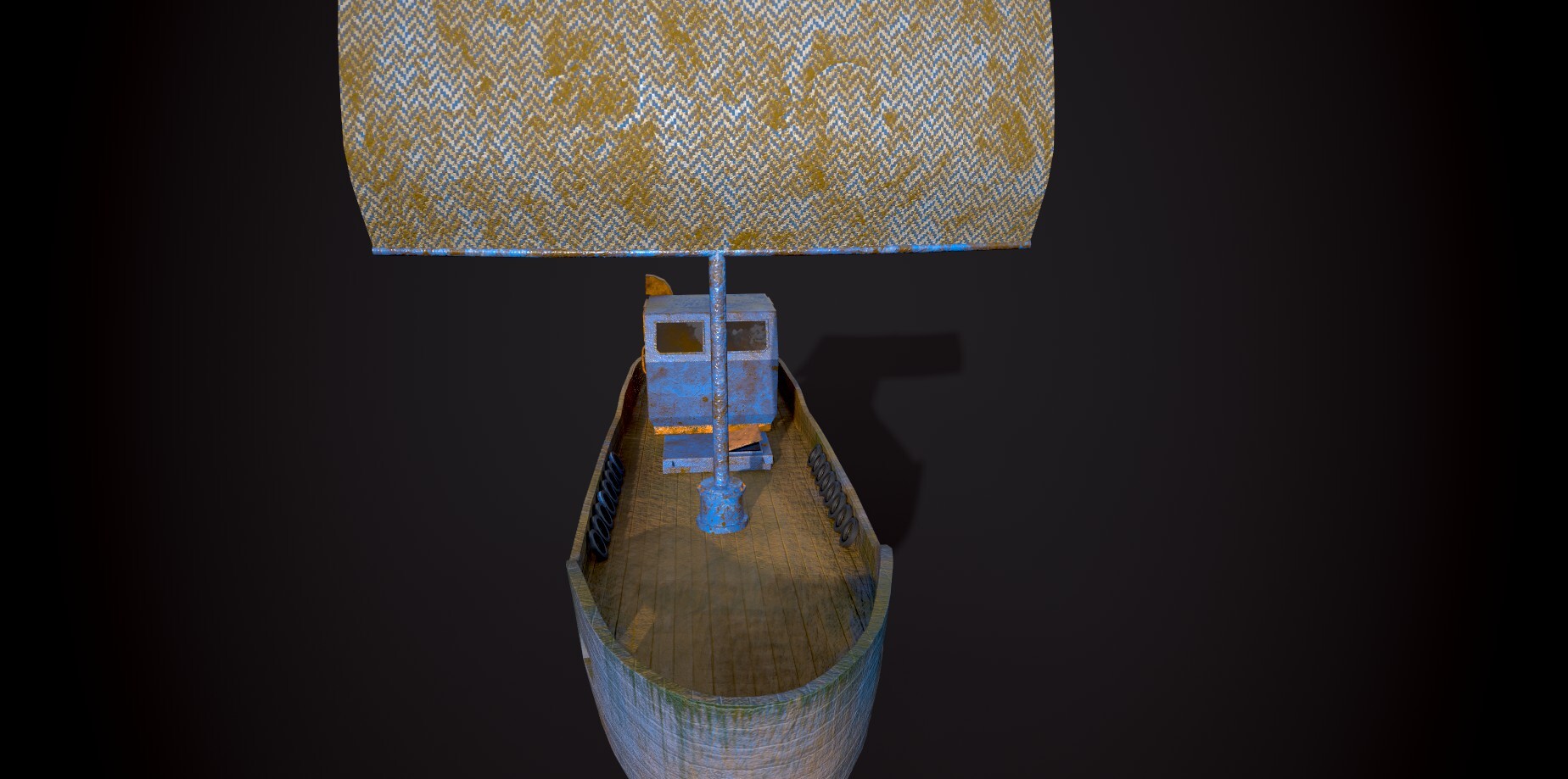 ArtStation - Old Rusty Boat