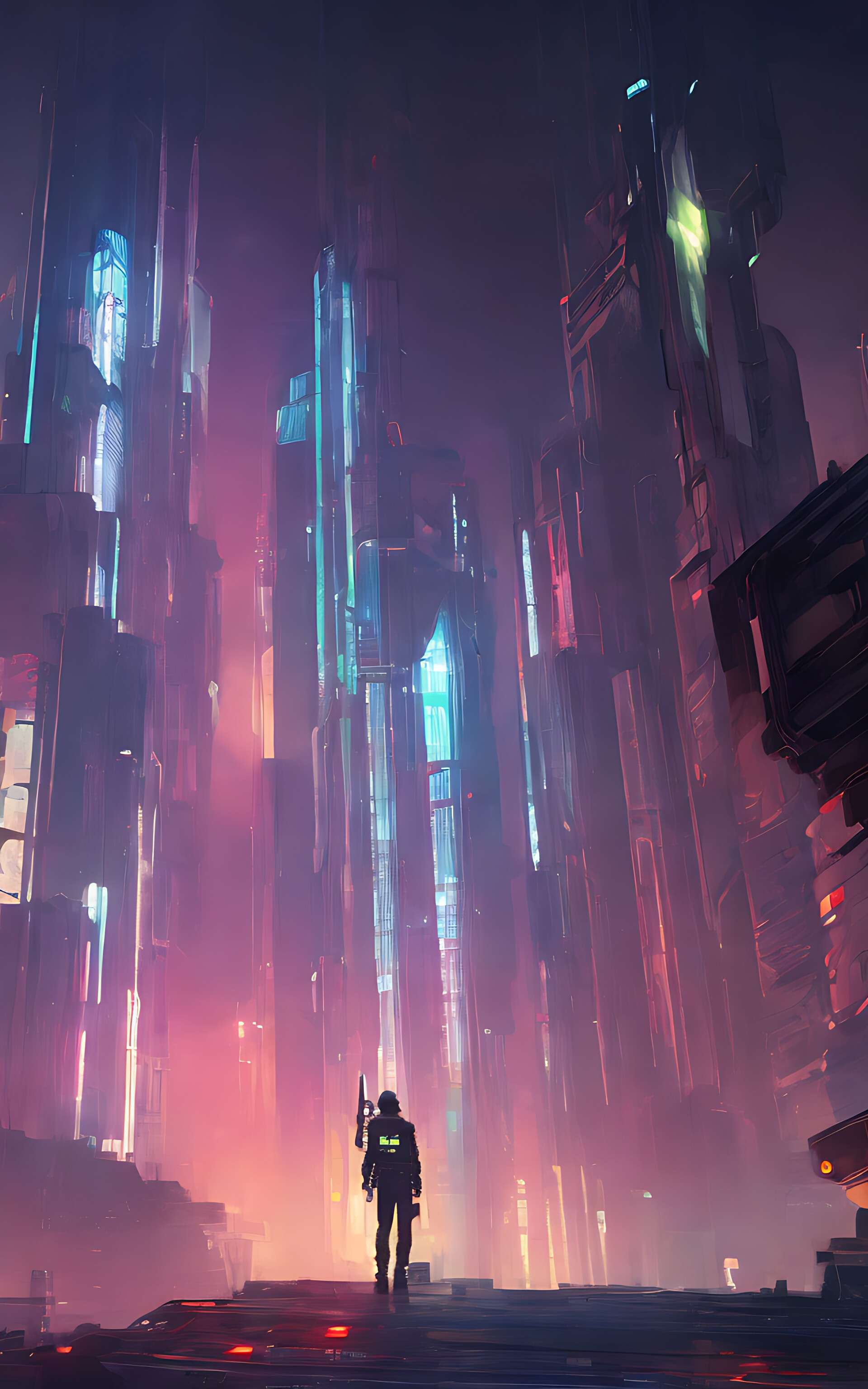 ArtStation - Cyberpunk - Nightcity - Seattle