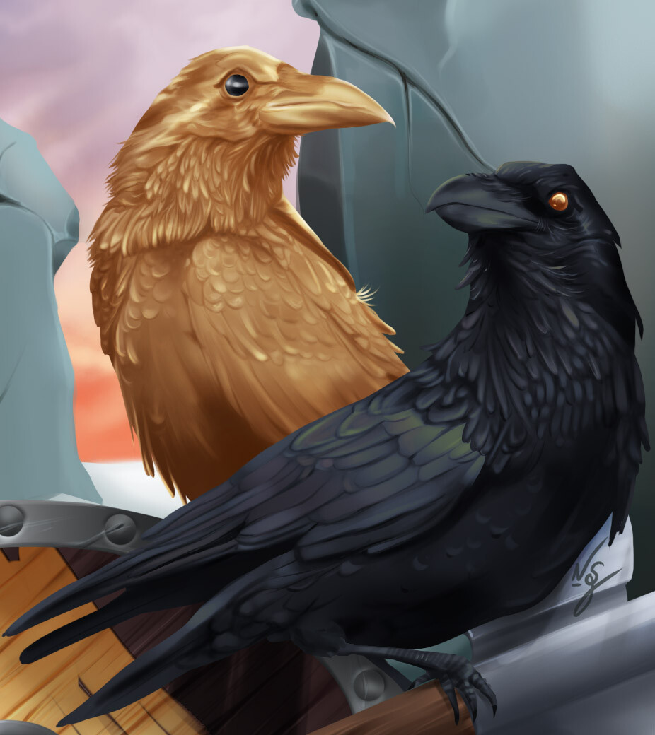 ArtStation - Raven Viking