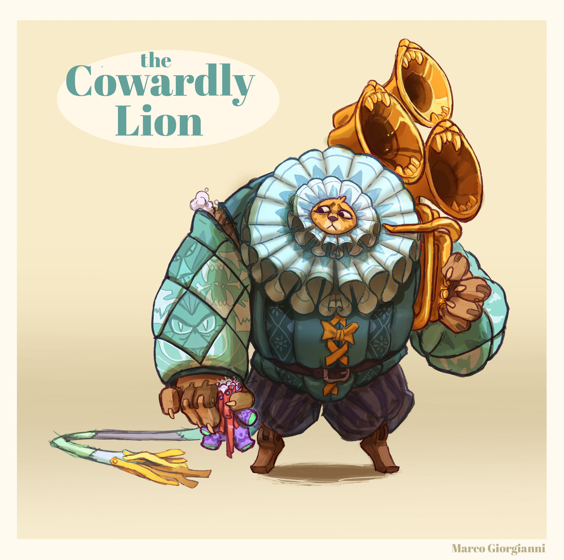 ArtStation - The Cowardly Lion