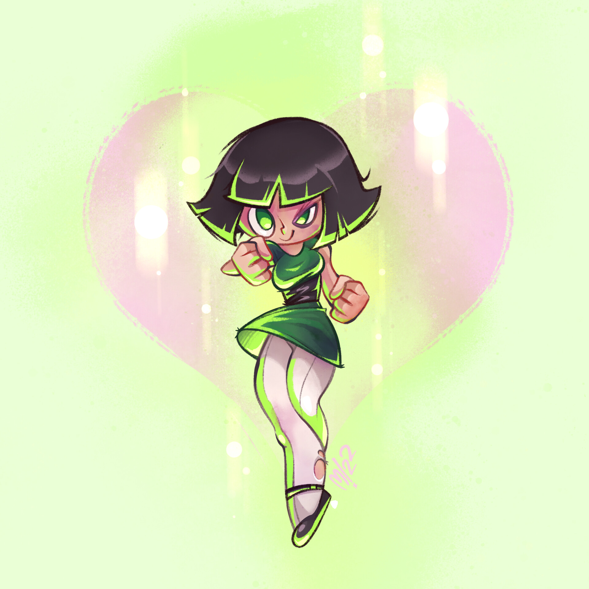 ArtStation - Power Puff Girls Buttercup