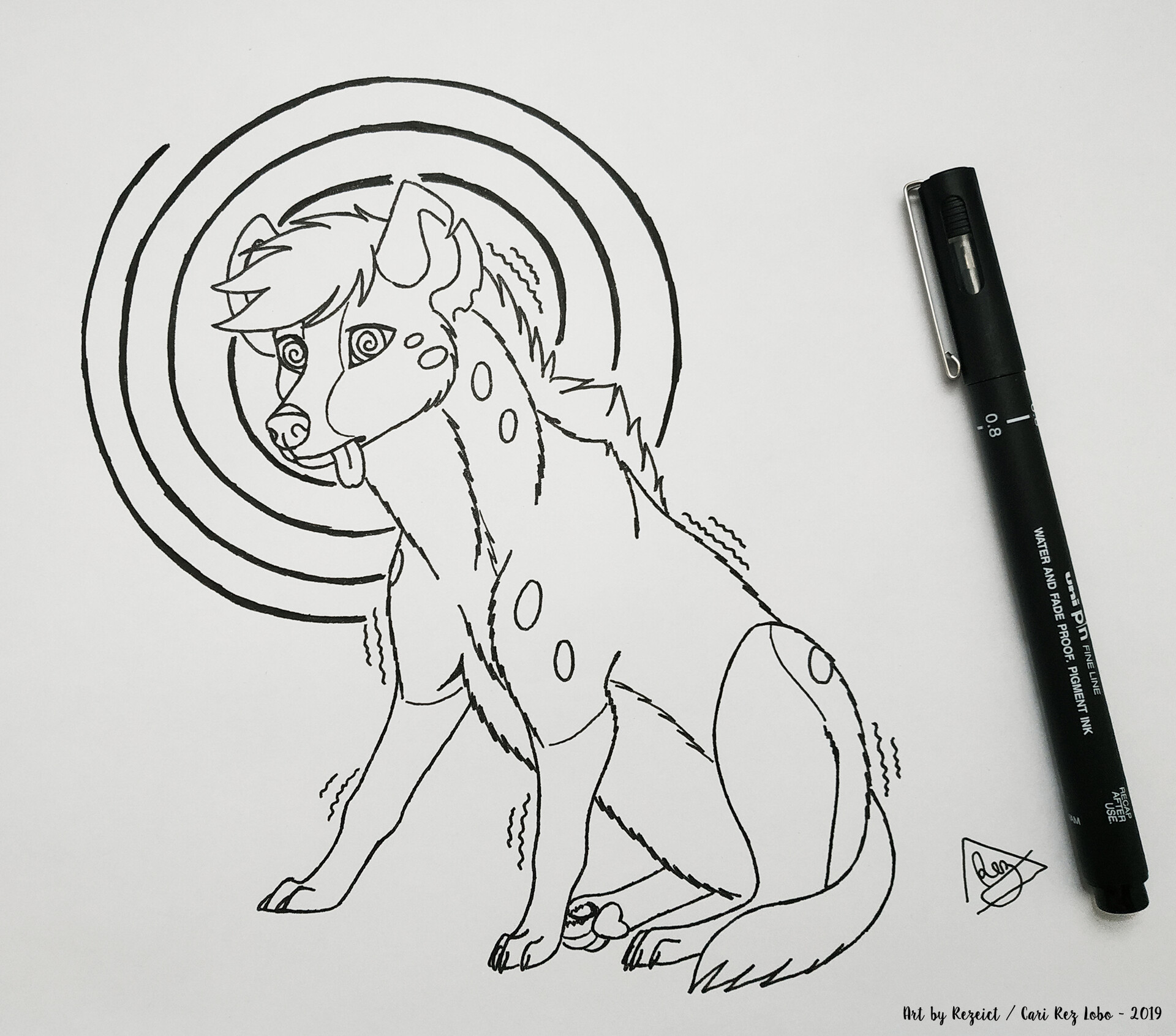 ArtStation - [Inktober 2019] 24. Dizzy