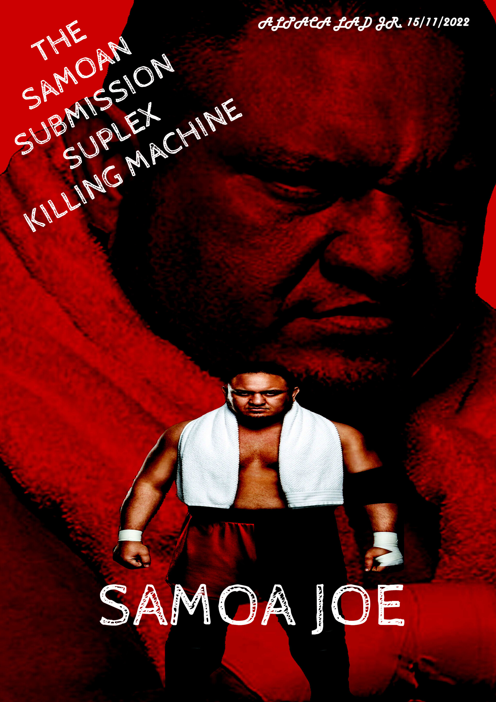 ArtStation - SAMOA JOE - THE SAMOAN SUBMISSION SUPLEX KILLING MACHINE - FAN ART - 15/11/2022