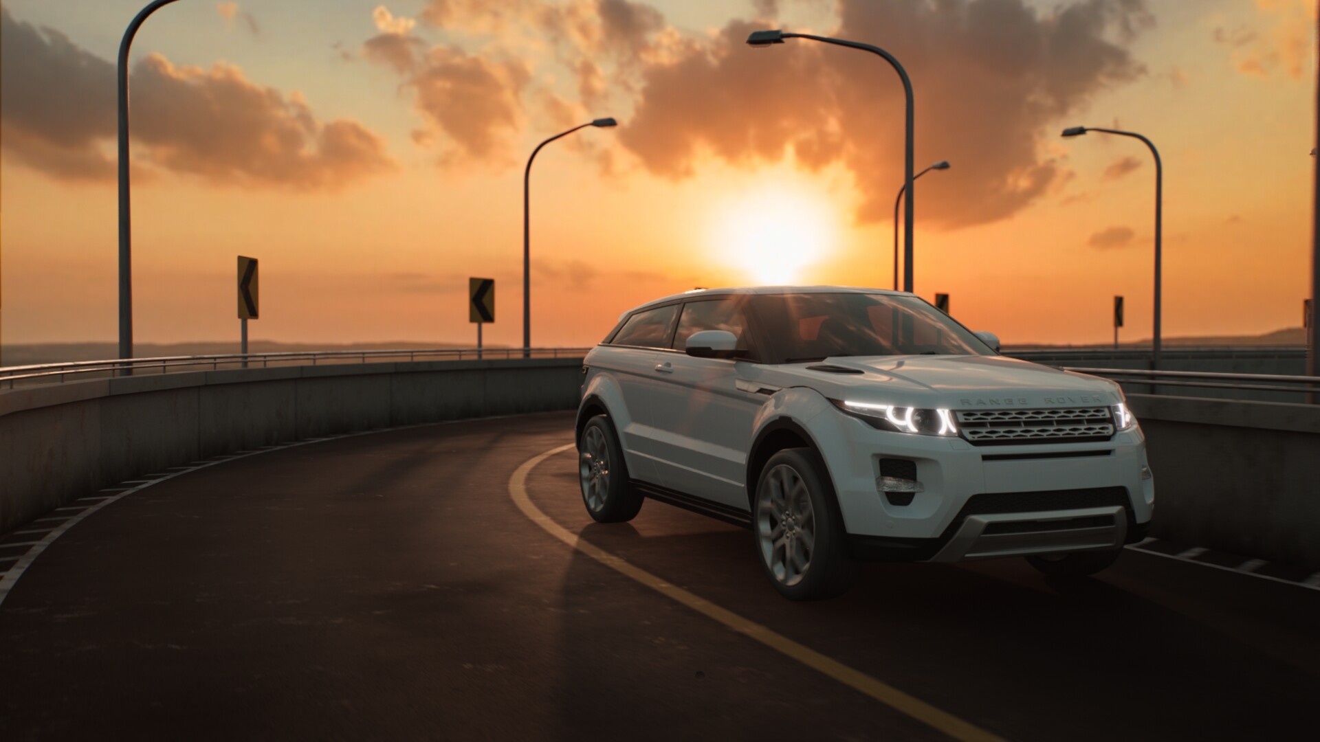 ArtStation - Sunset Car