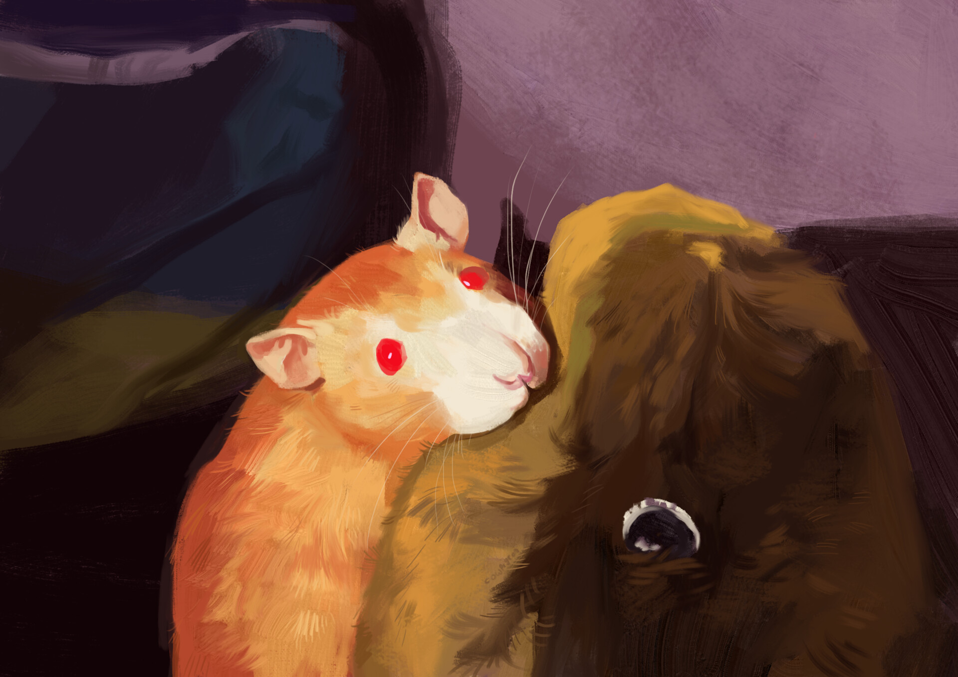 ArtStation - scampi and dinosaur teddy