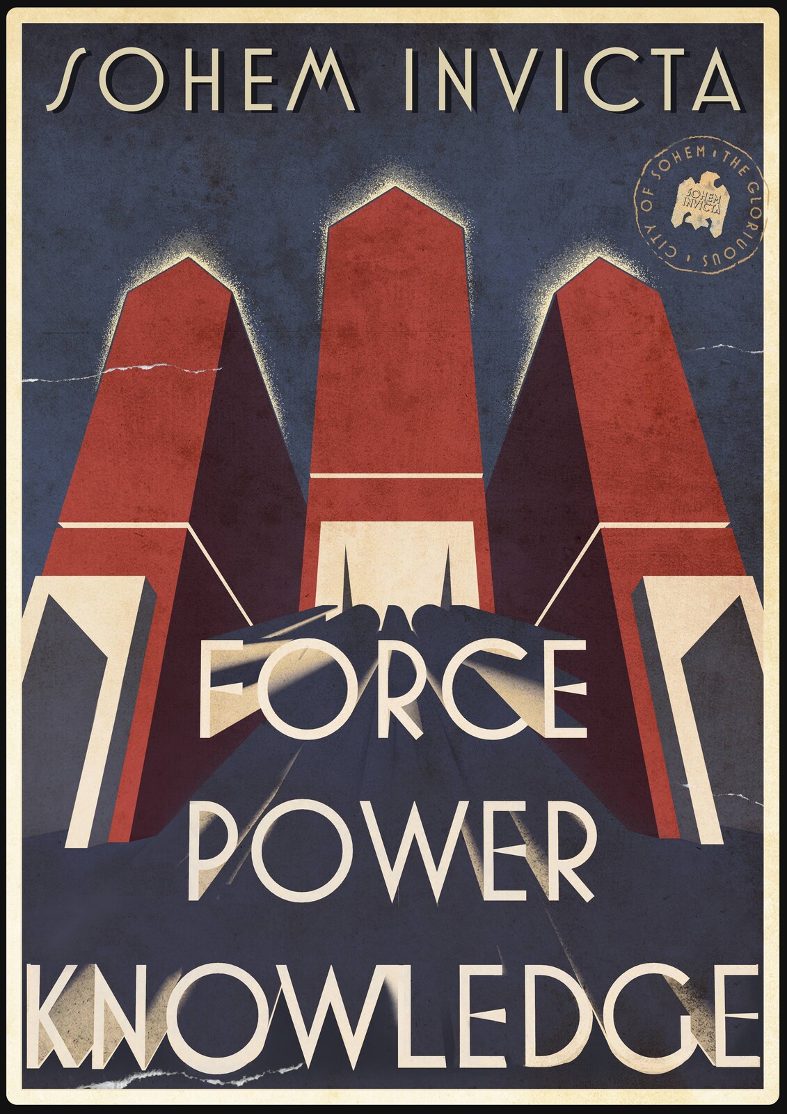 Dystopia Game Studio - "SOHEM INVICTA" propaganda poster #sohemproject