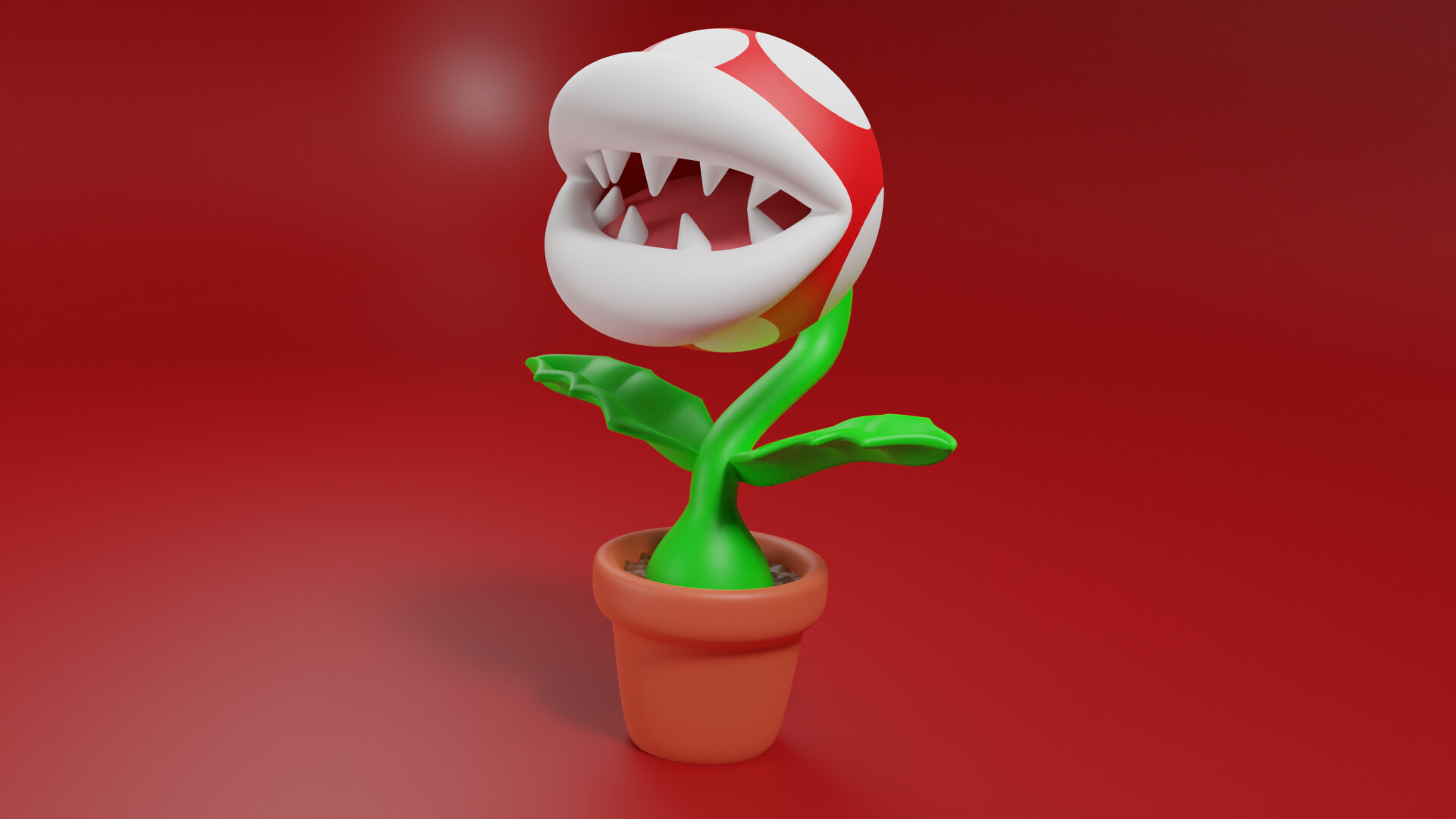 ArtStation - Piranha plant - Super Mario Bros