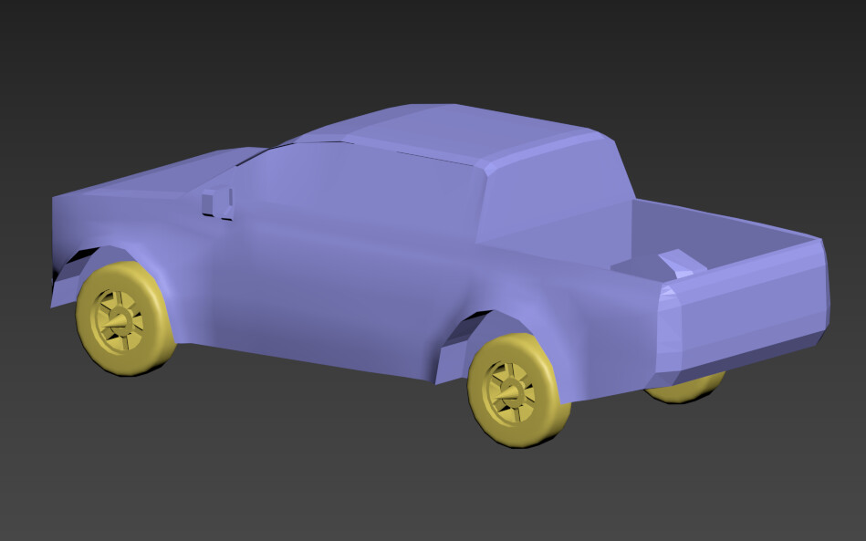 ArtStation - Modeling of a van 3d