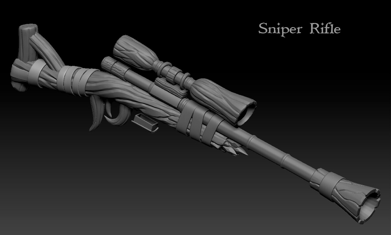 ArtStation - Sniper Rifle