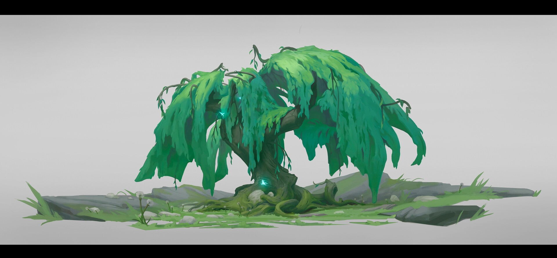 ArtStation - Willow tree concept art