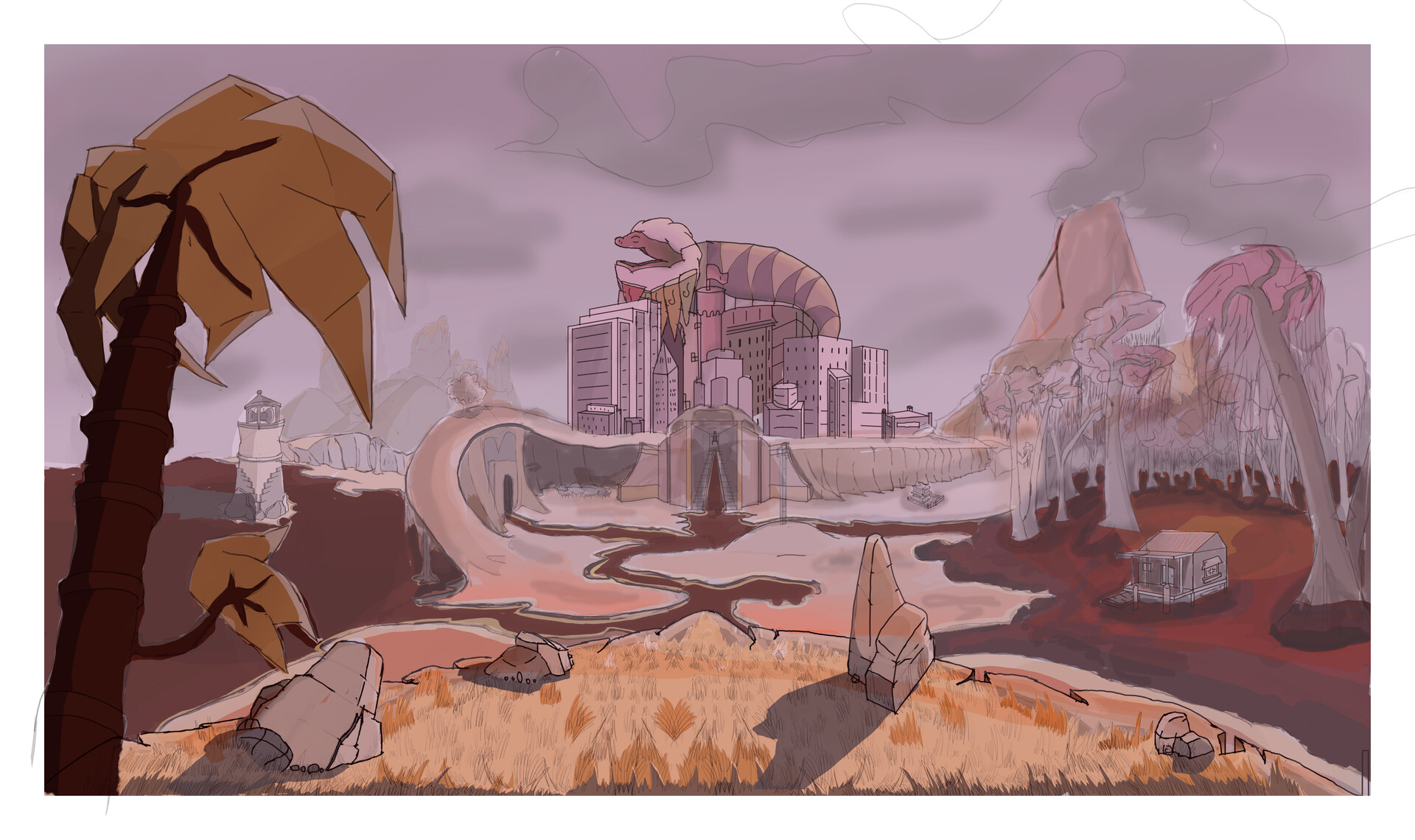 ArtStation - Lukaria: The Fire Planet