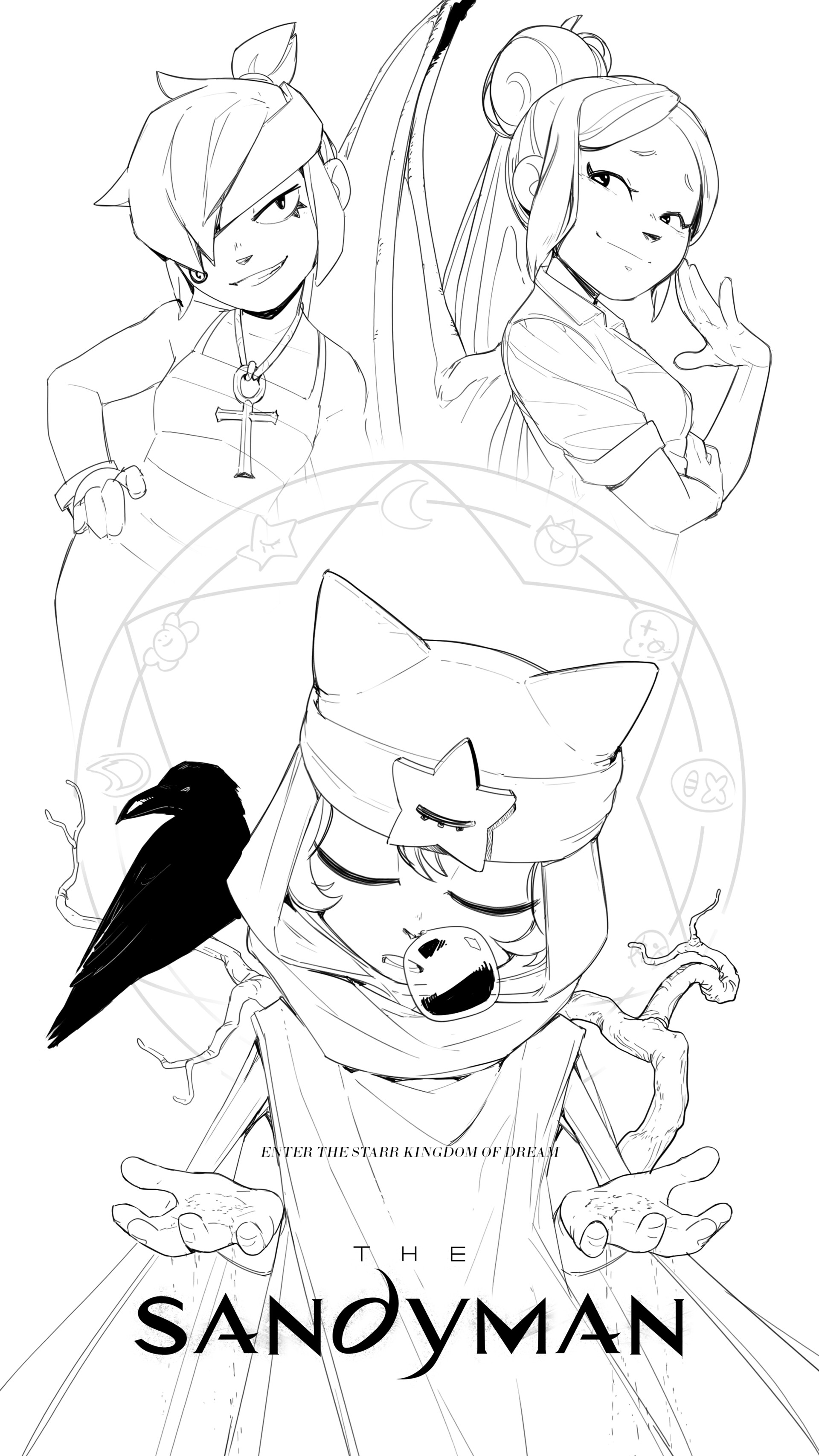 sandy coloring page brawl stars