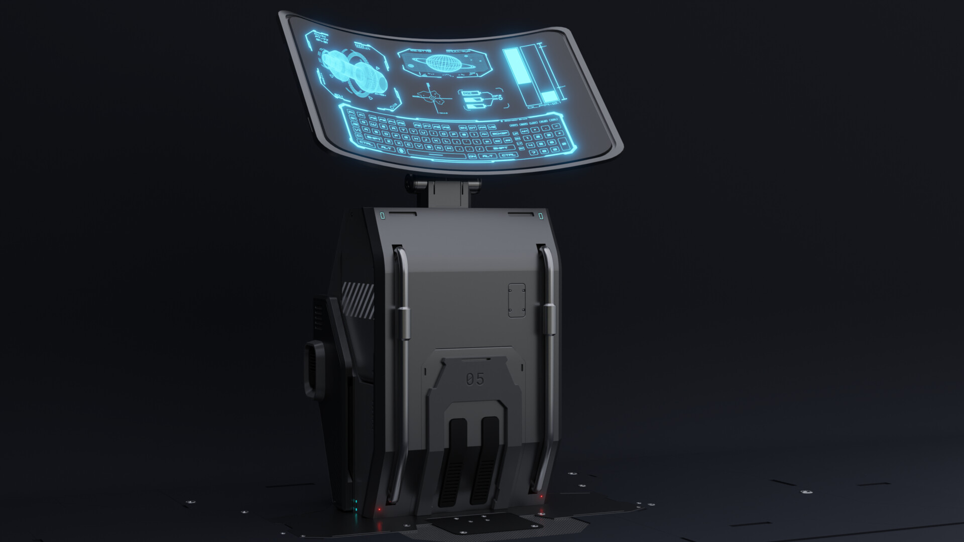 ArtStation - Control Center Sci-Fi