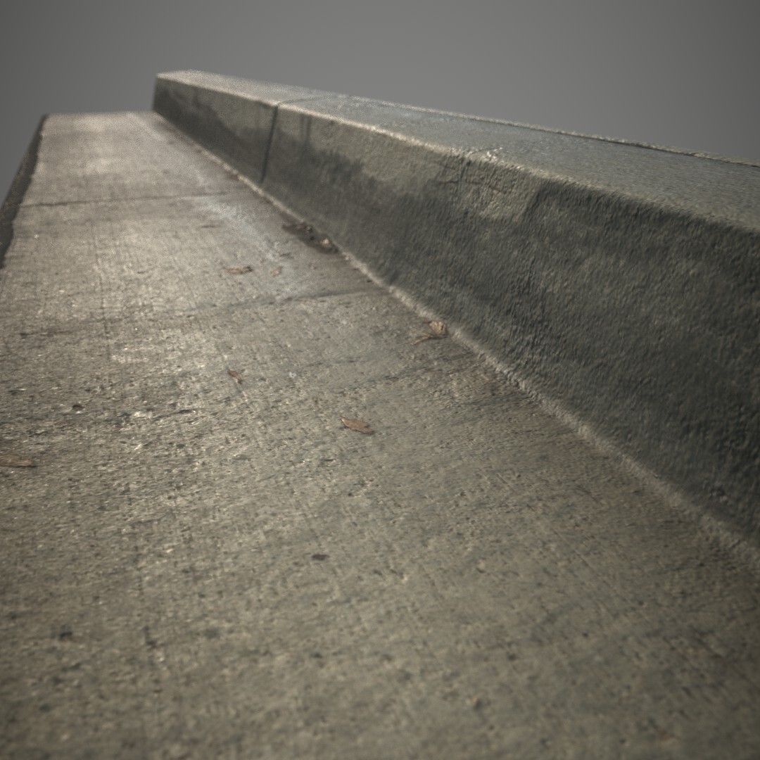 ArtStation - Photogrammetry Tiling Curb