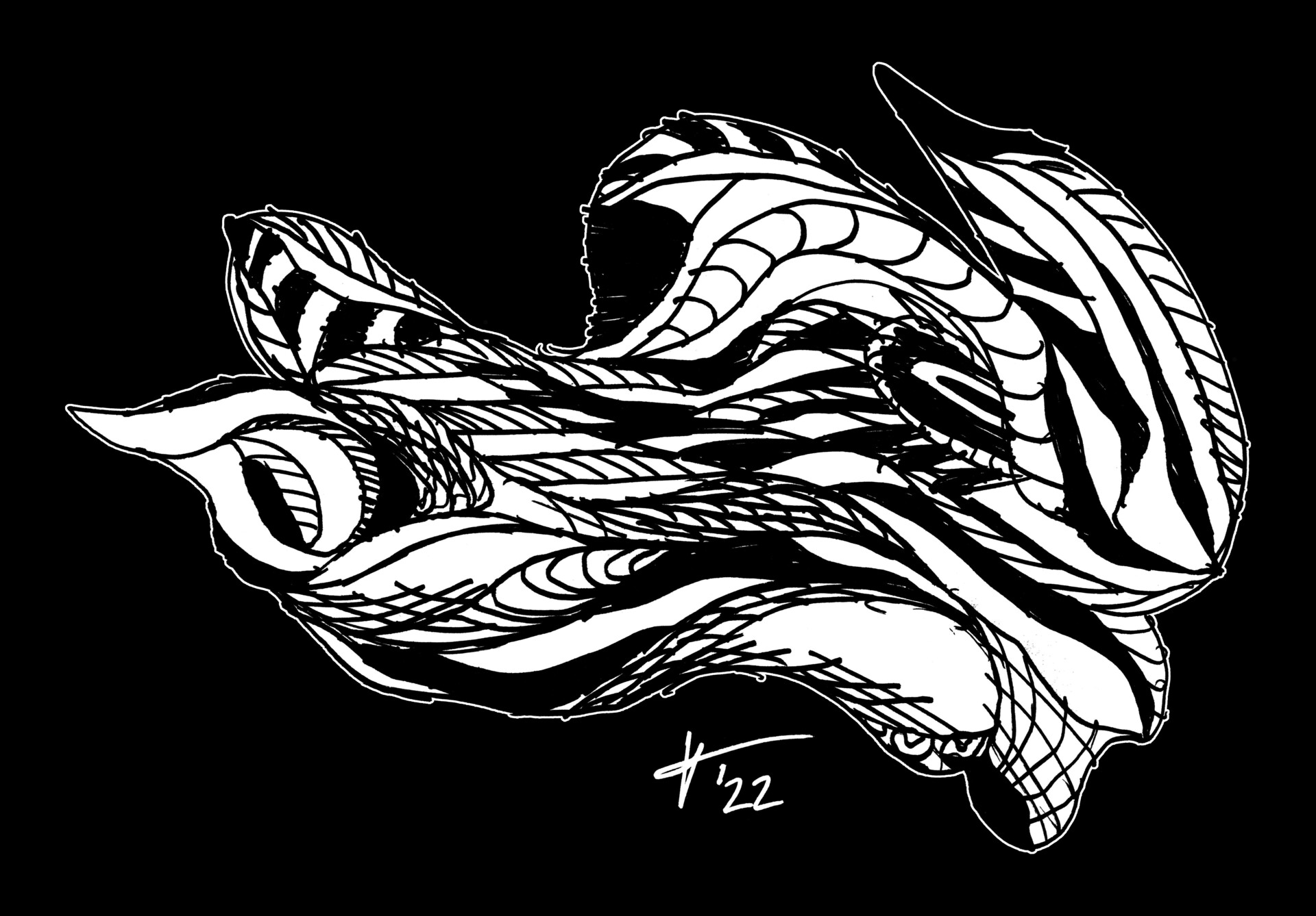 ArtStation - Alien Spaceship Concept Sketch