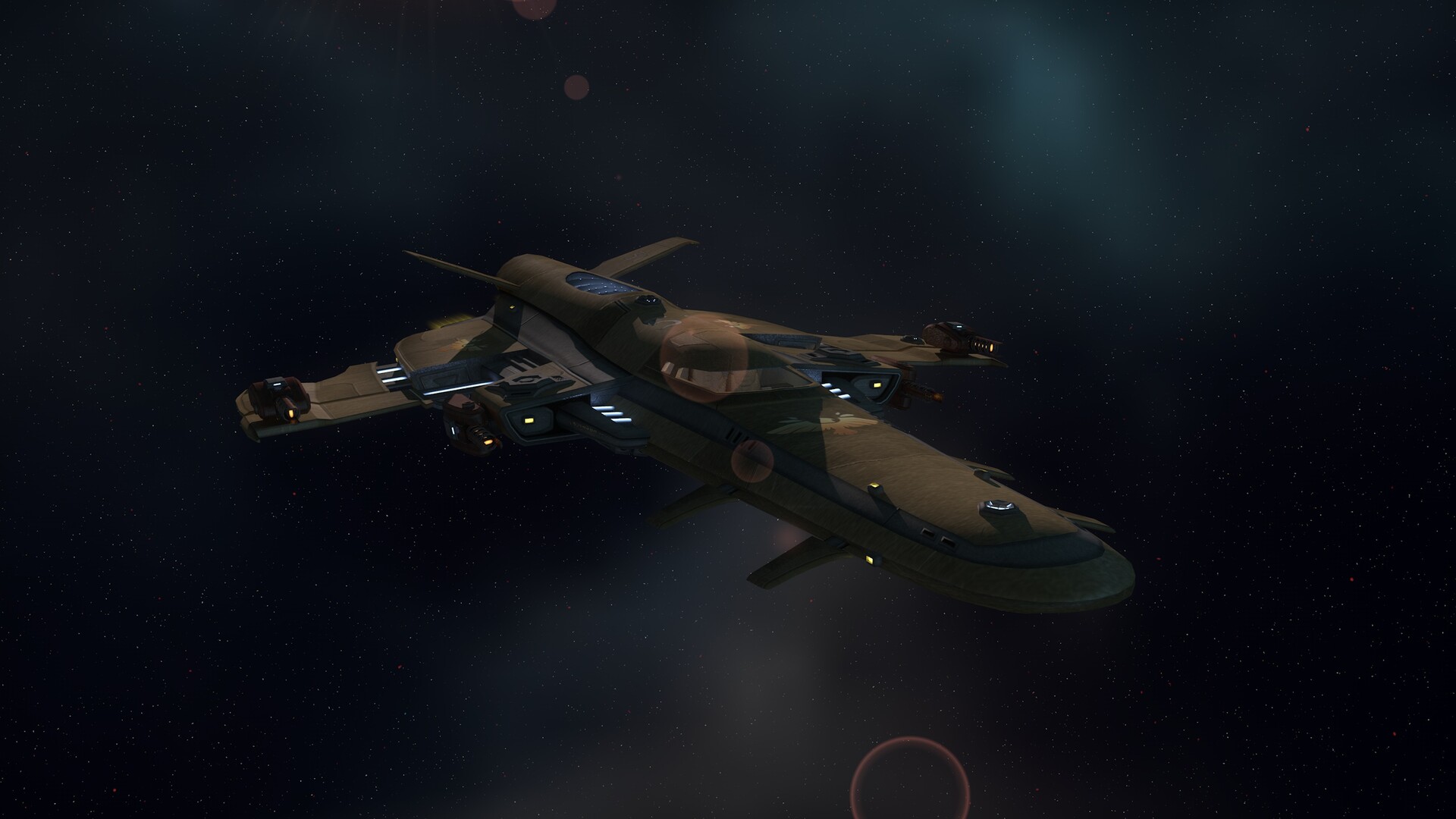 ArtStation - Hercules-class gunship fighter