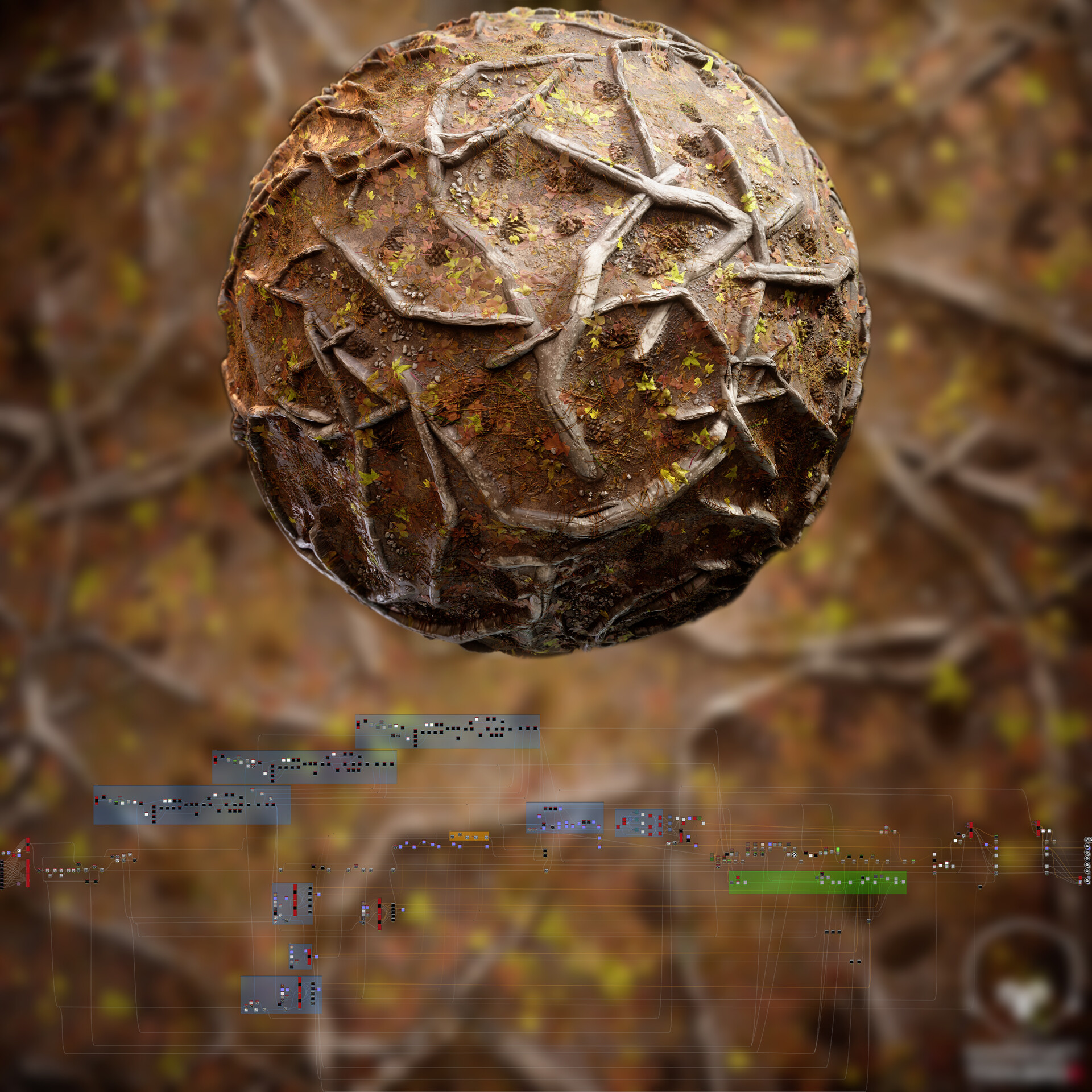 Cc whisky - Forest surface material practice