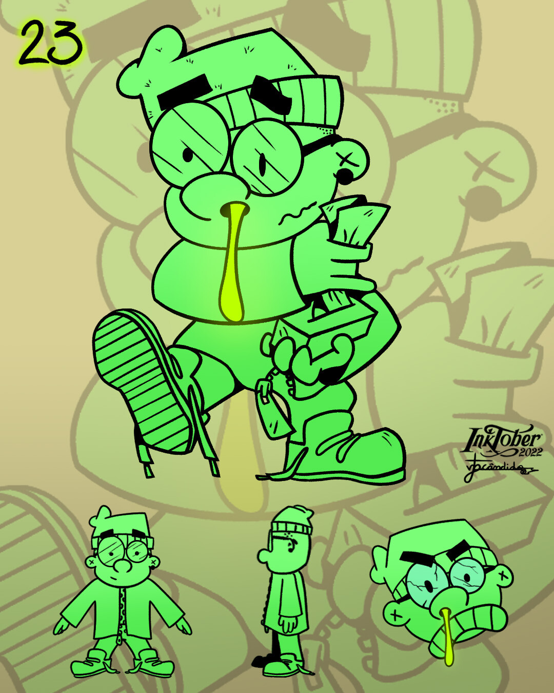 ArtStation - INKTOBER 2022 #23 - Meleca/Booger