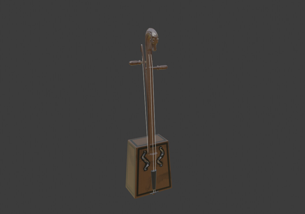 ArtStation - Mongolia’s Horse Head Fiddle