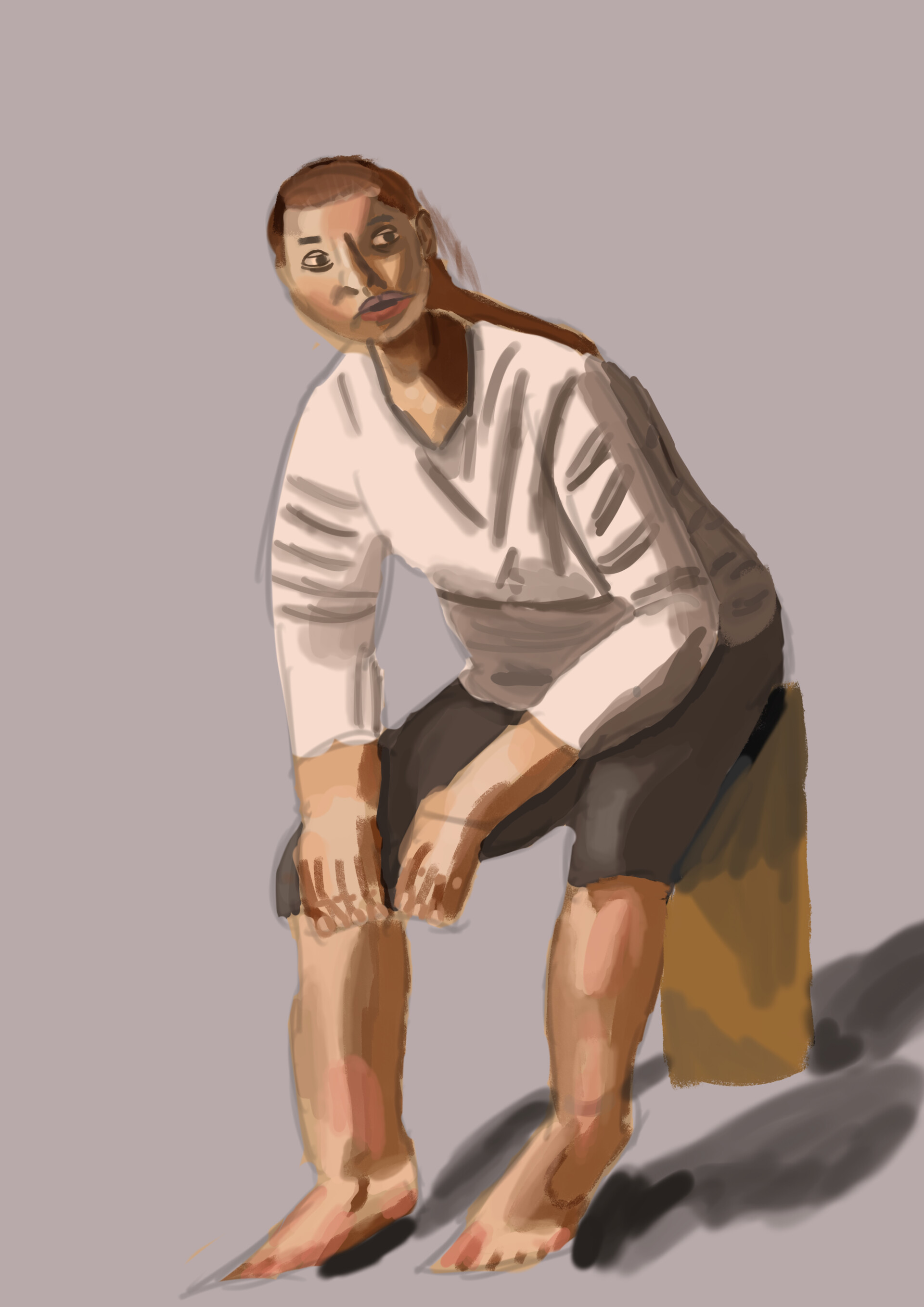 ArtStation - Person Sitting Fundamentals Study