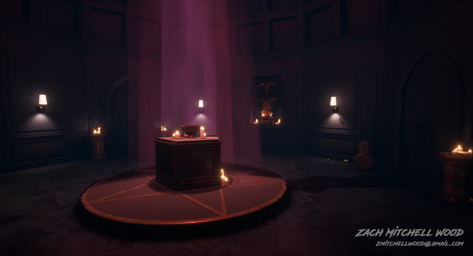 Zach Mitchell Wood - Dark Cultist Ritual Chamber