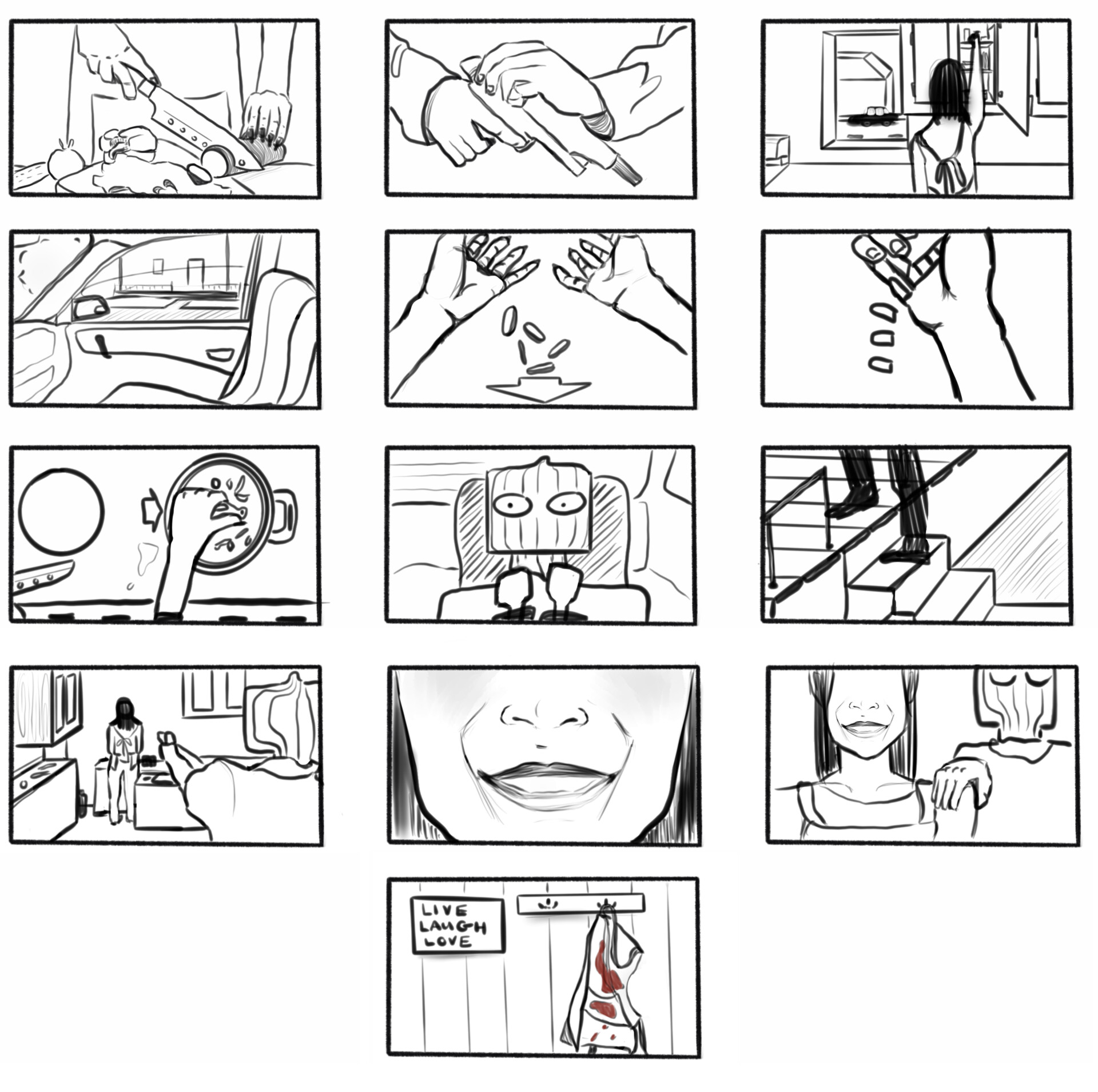 ArtStation - Storyboard: Break In