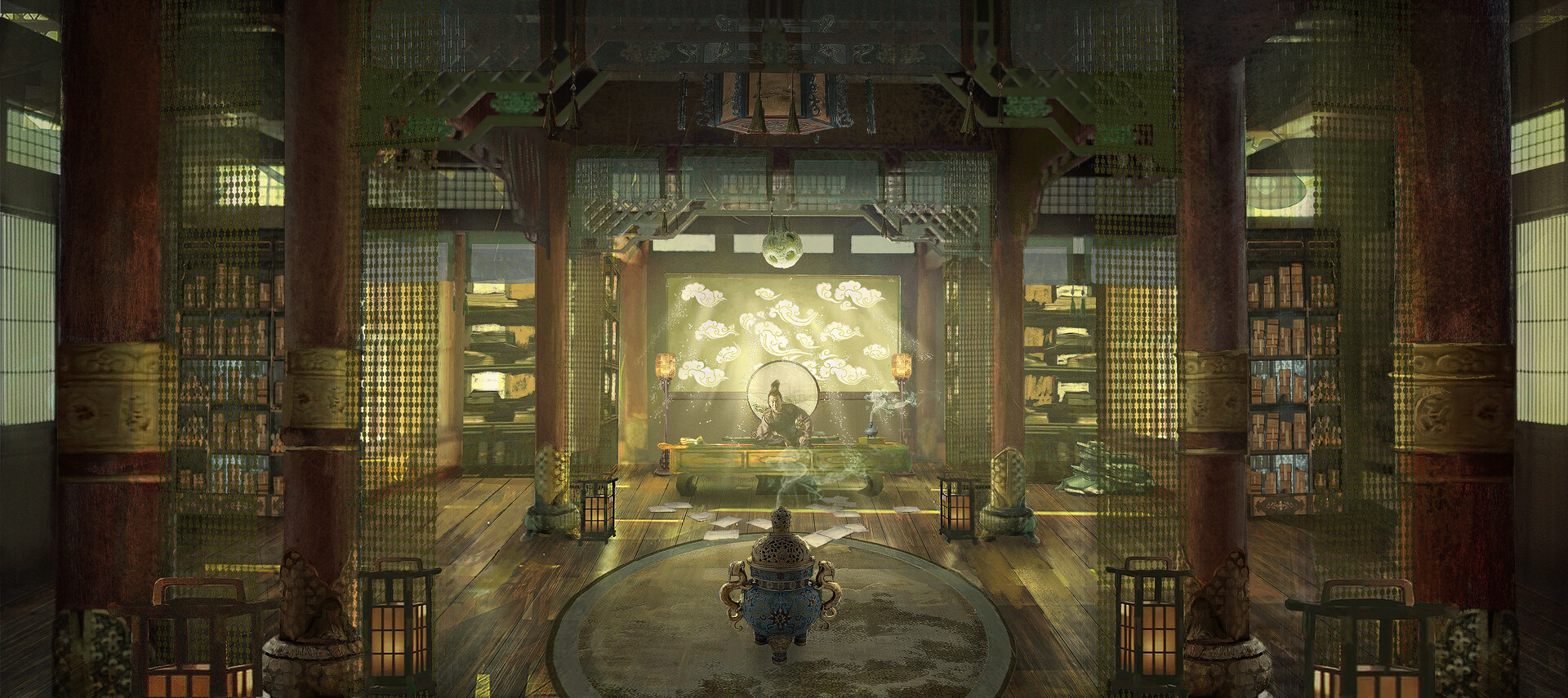 ArtStation - Ancient study room