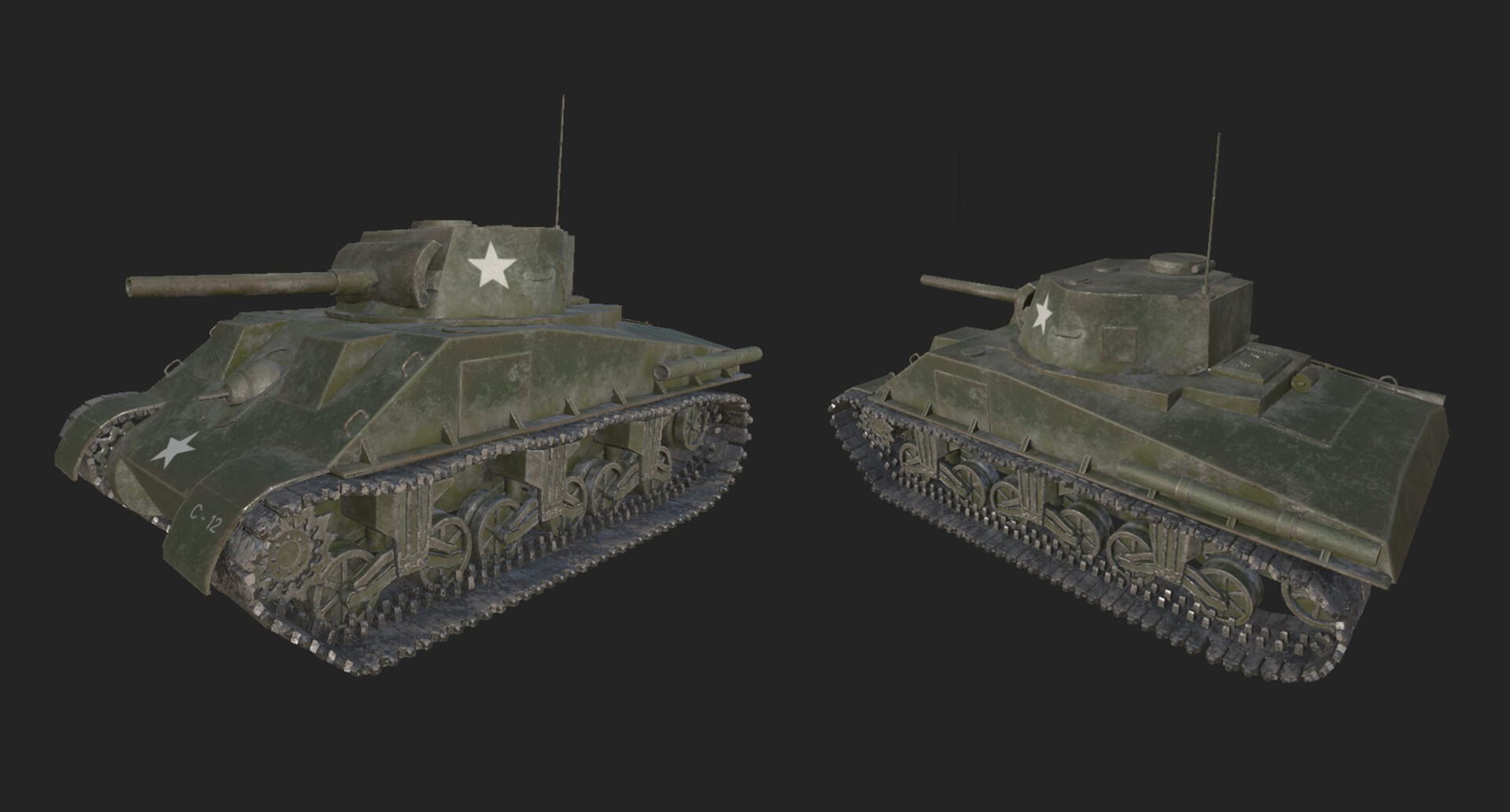 ArtStation - Sherman Tank