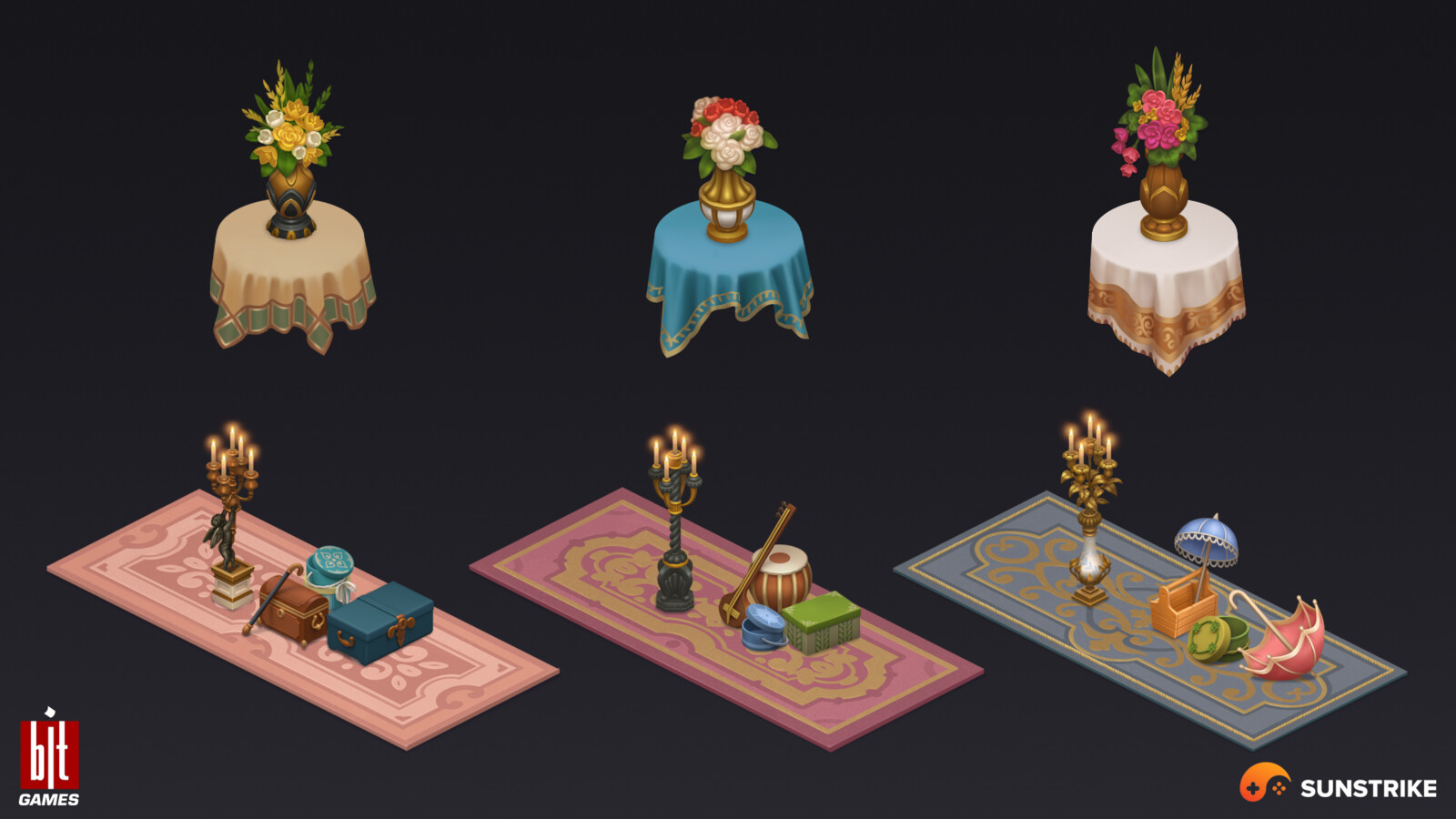 SunStrike Studios - Bedroom environment objects