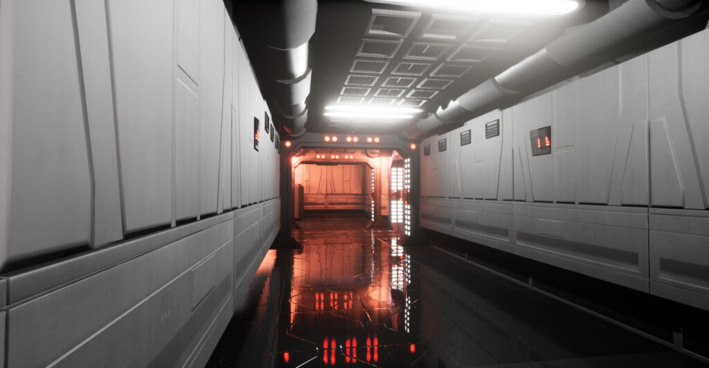 ArtStation - Starkiller Base Corridor - Star Wars Environment