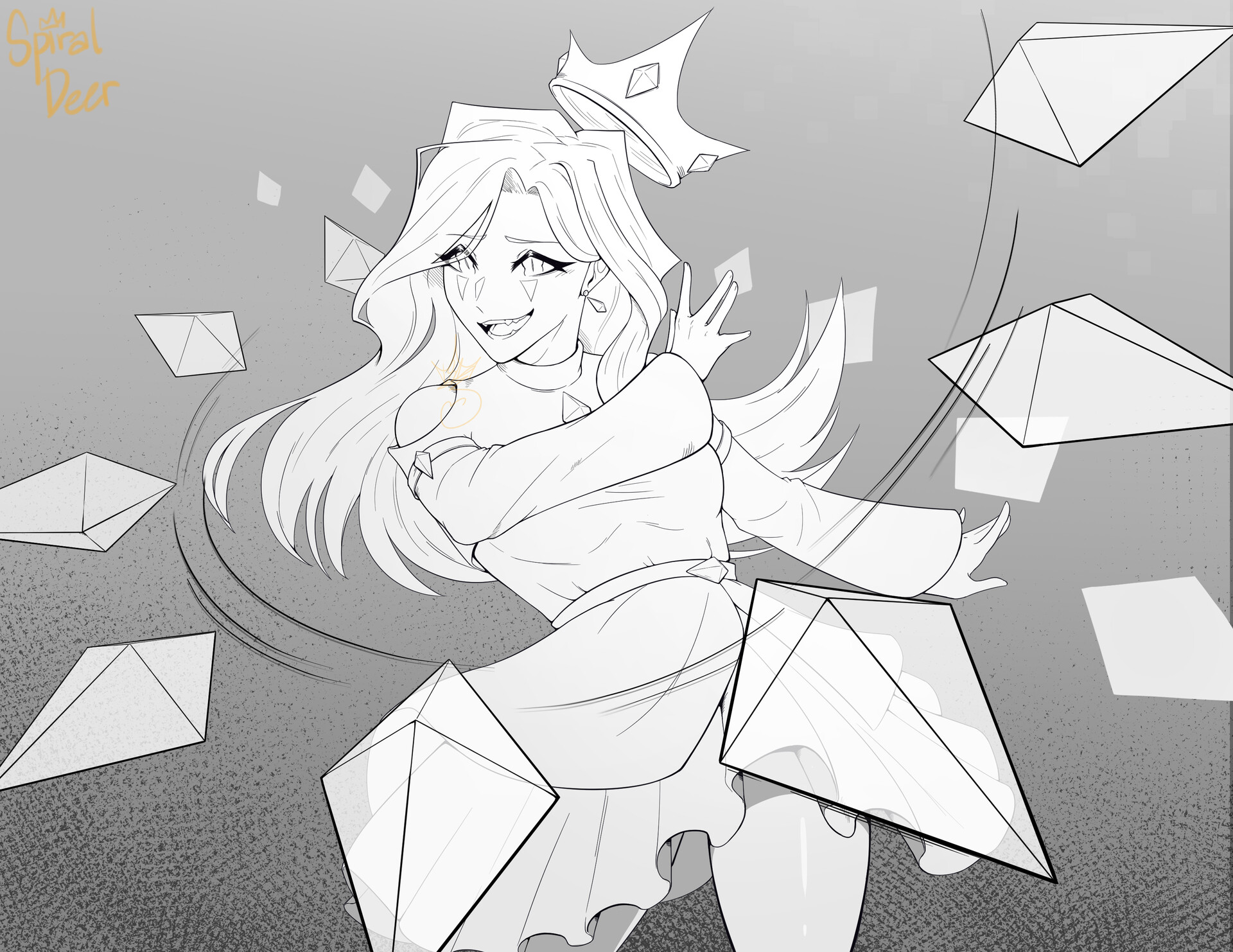 ArtStation - [OC] Spiral Deer