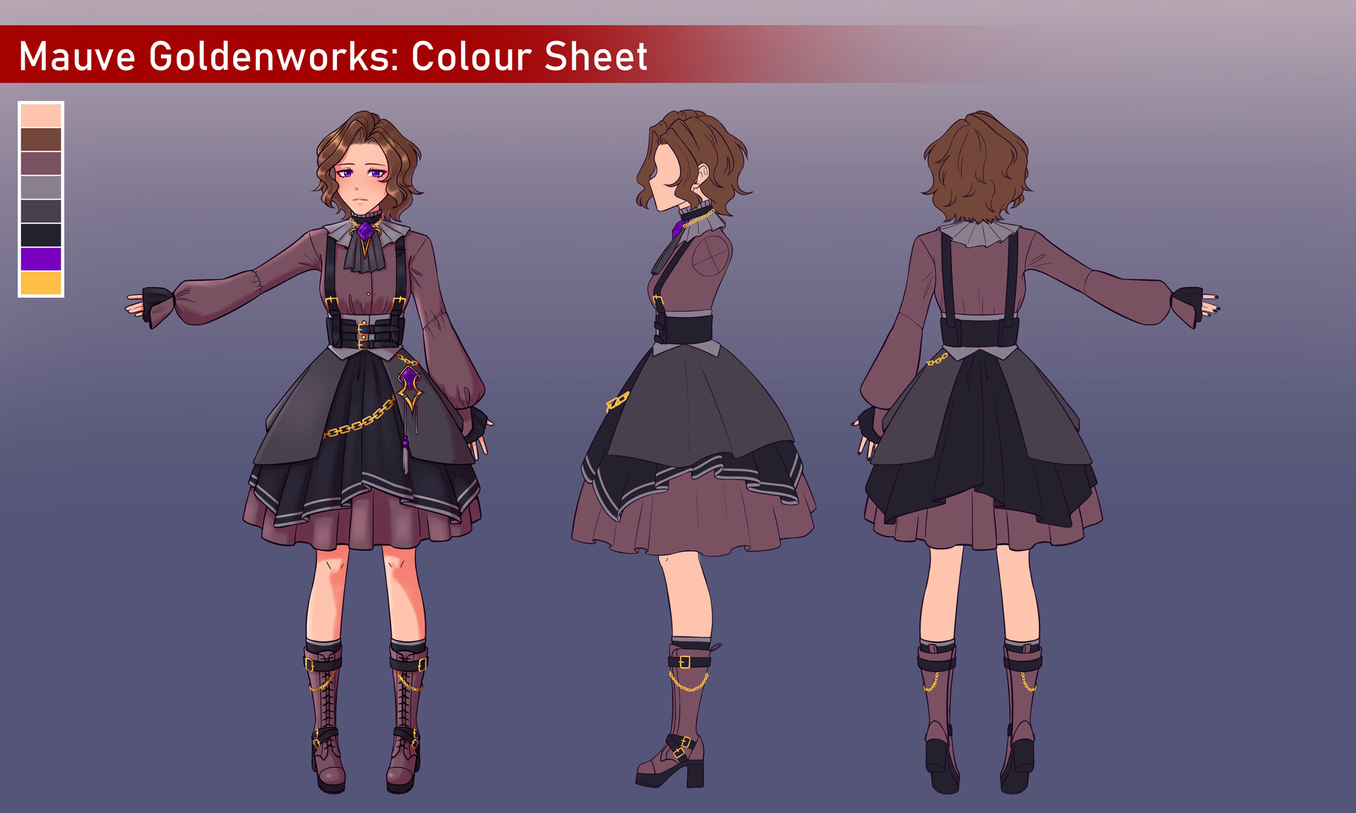 ArtStation - Mauve Goldenworks Character Design