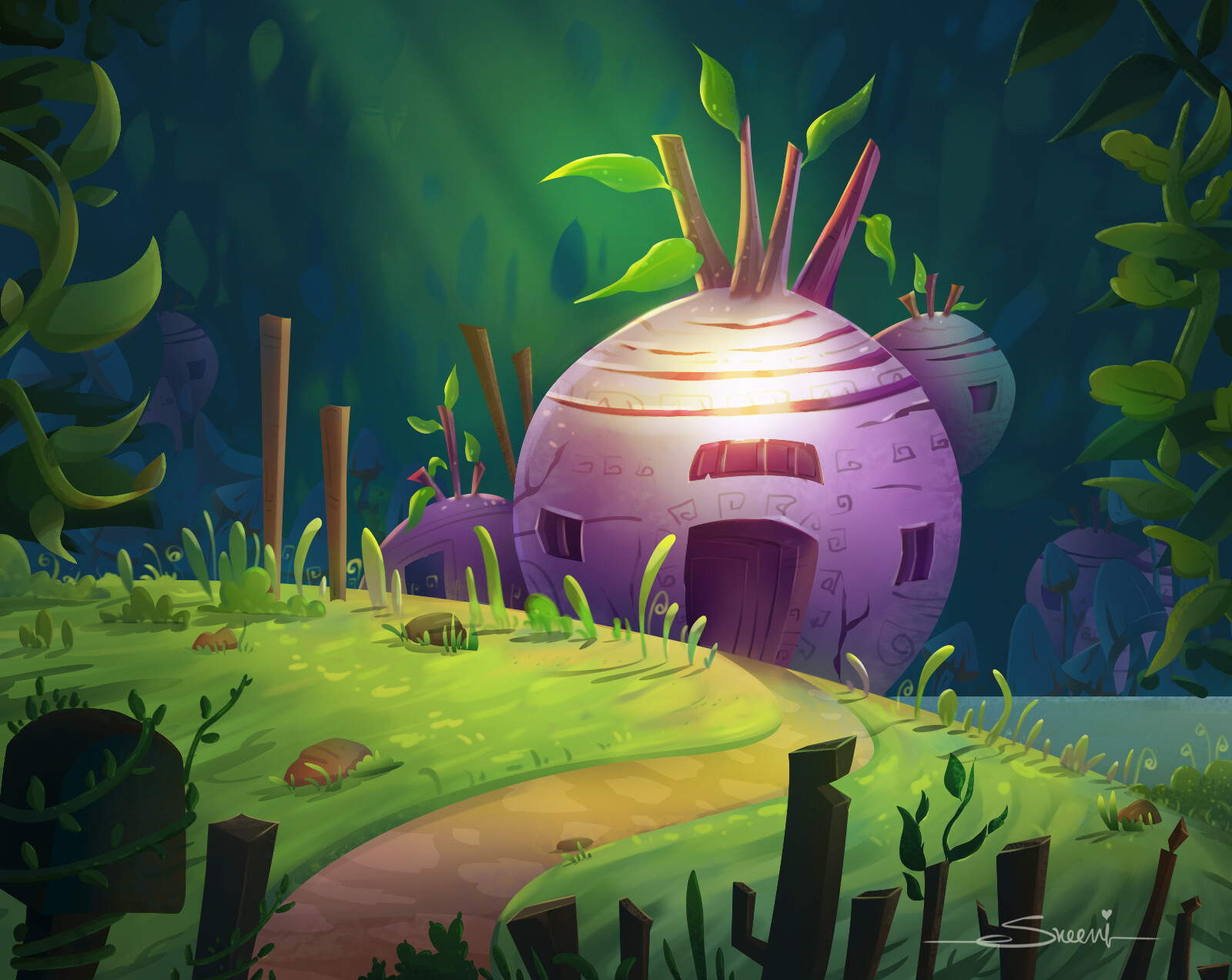 ArtStation - beetroot house