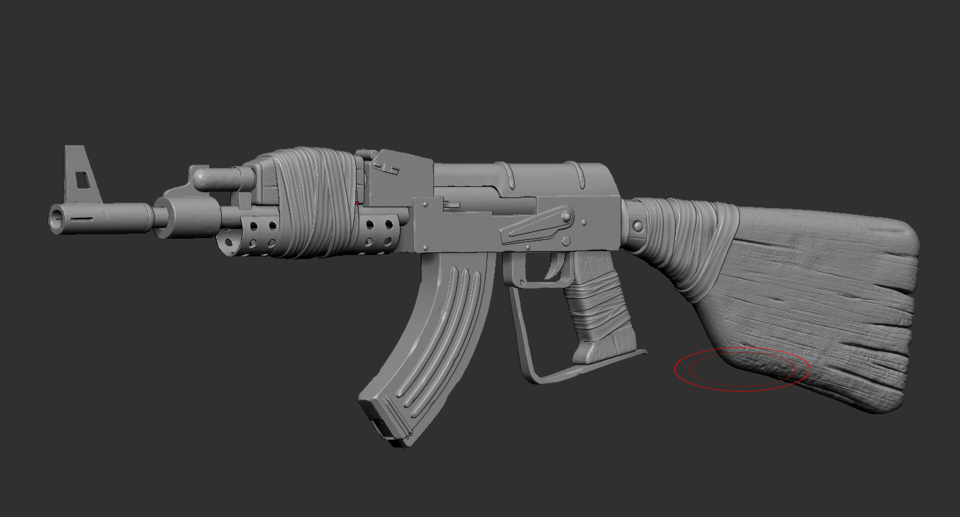 ArtStation - GUN HIGHPOLY