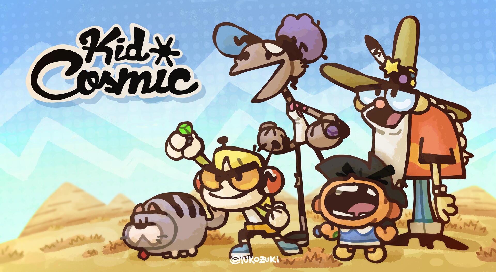ArtStation - Kid Cosmic Illustration