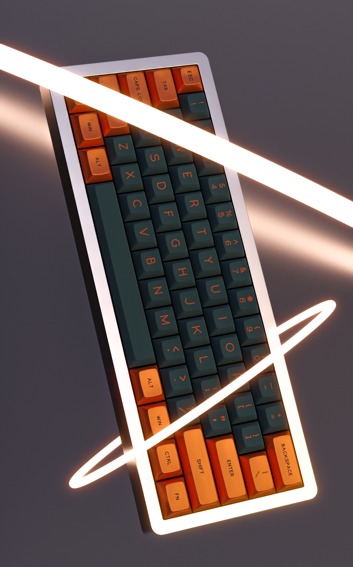 ArtStation - keyboard 3d render