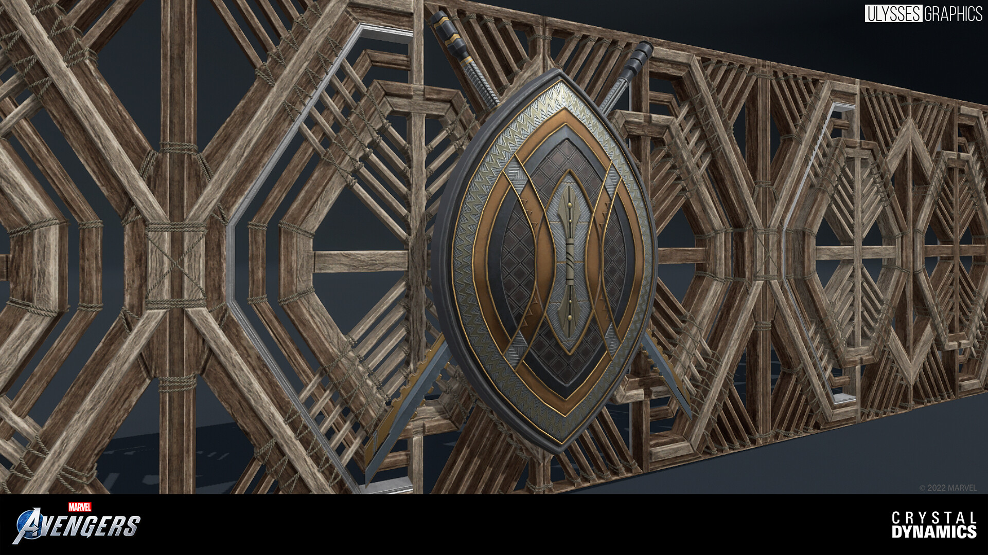 Elena Kuchalskaya - Wakanda ancient shield and wall