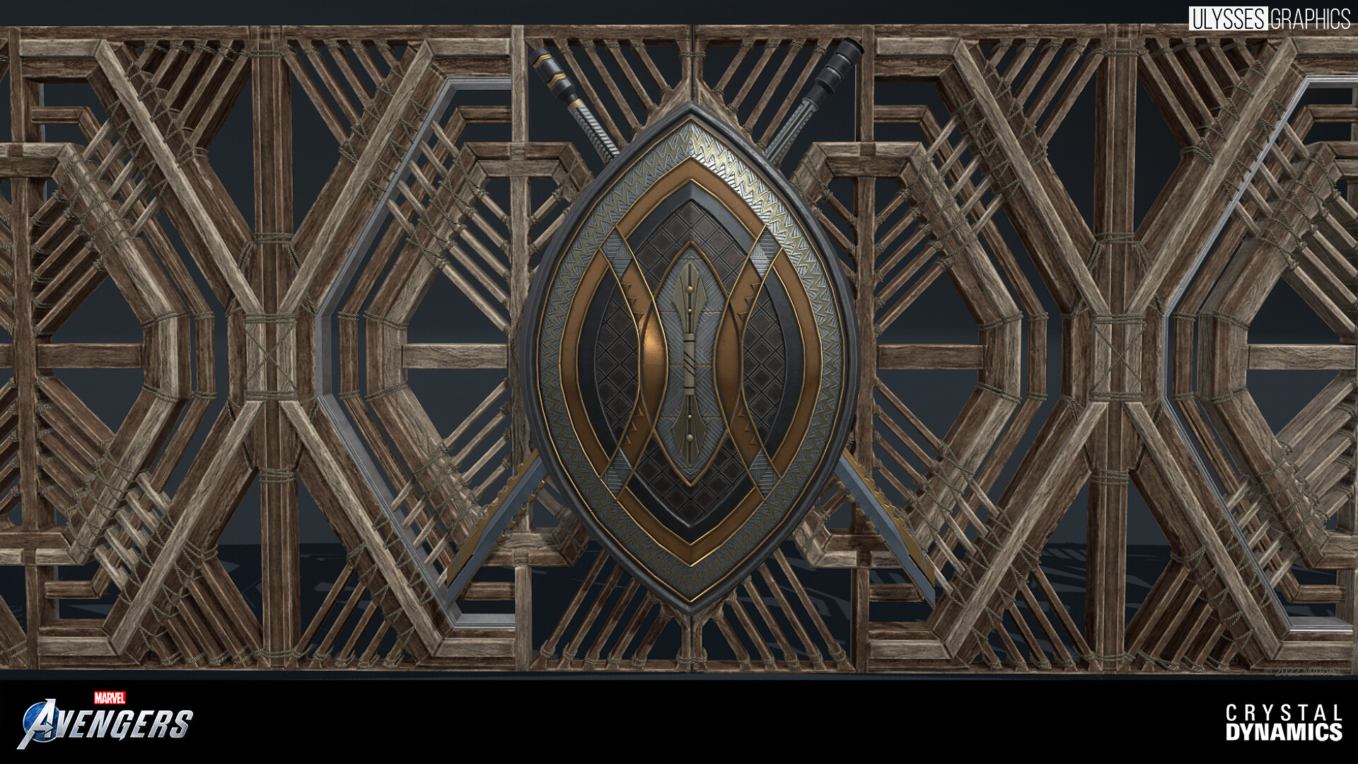 Elena Kuchalskaya - Wakanda ancient shield and wall