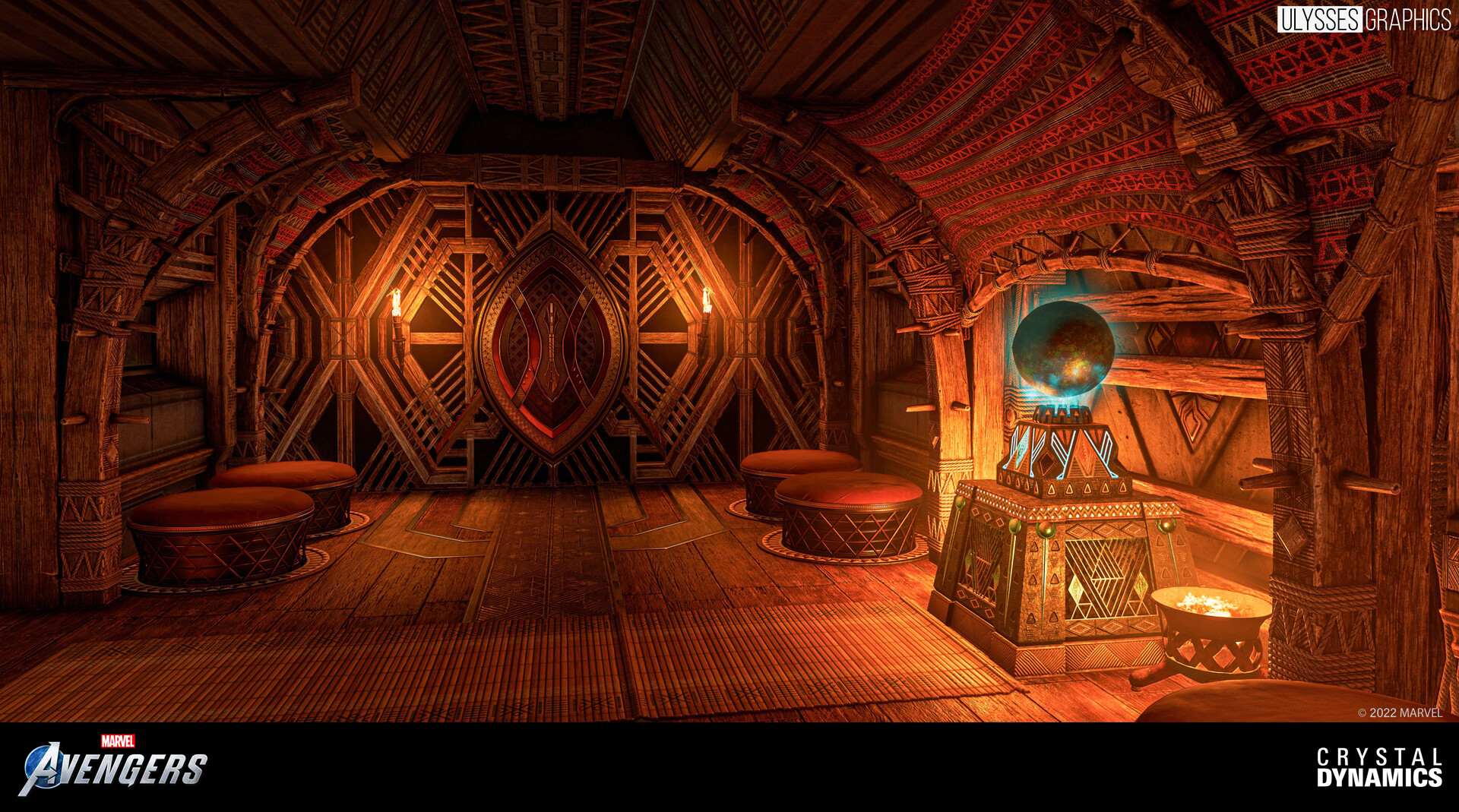 Elena Kuchalskaya - Wakanda ancient shield and wall