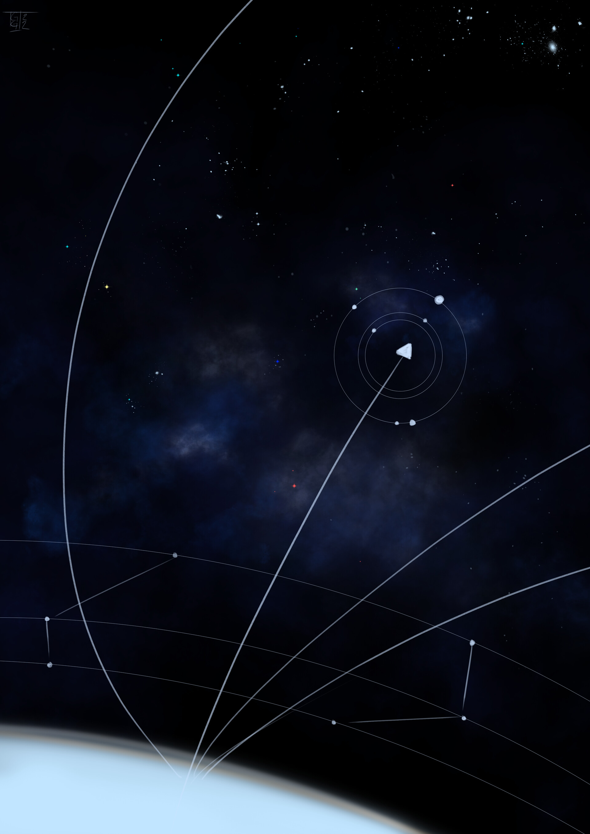 ArtStation - Orbit Directory inspired- Destiny 2