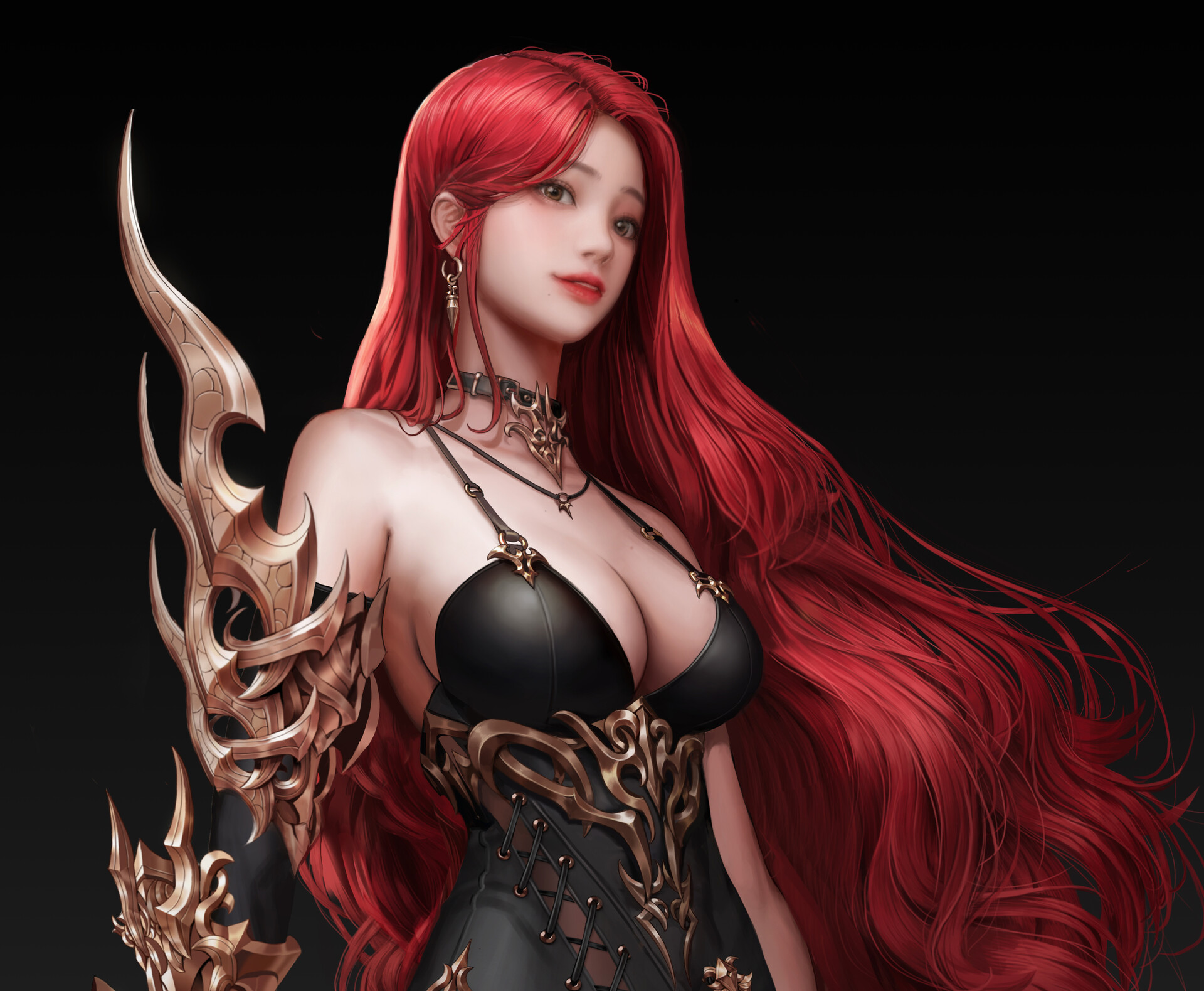 ArtStation - red hair