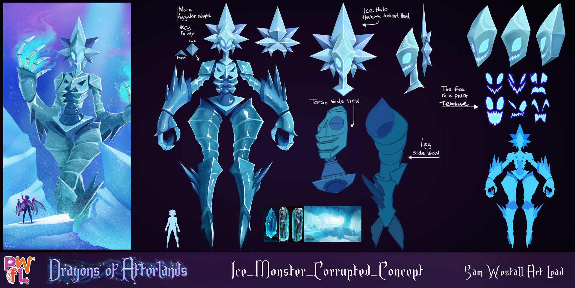 Sam Westall - Ice Monster Corrupted Version Concept