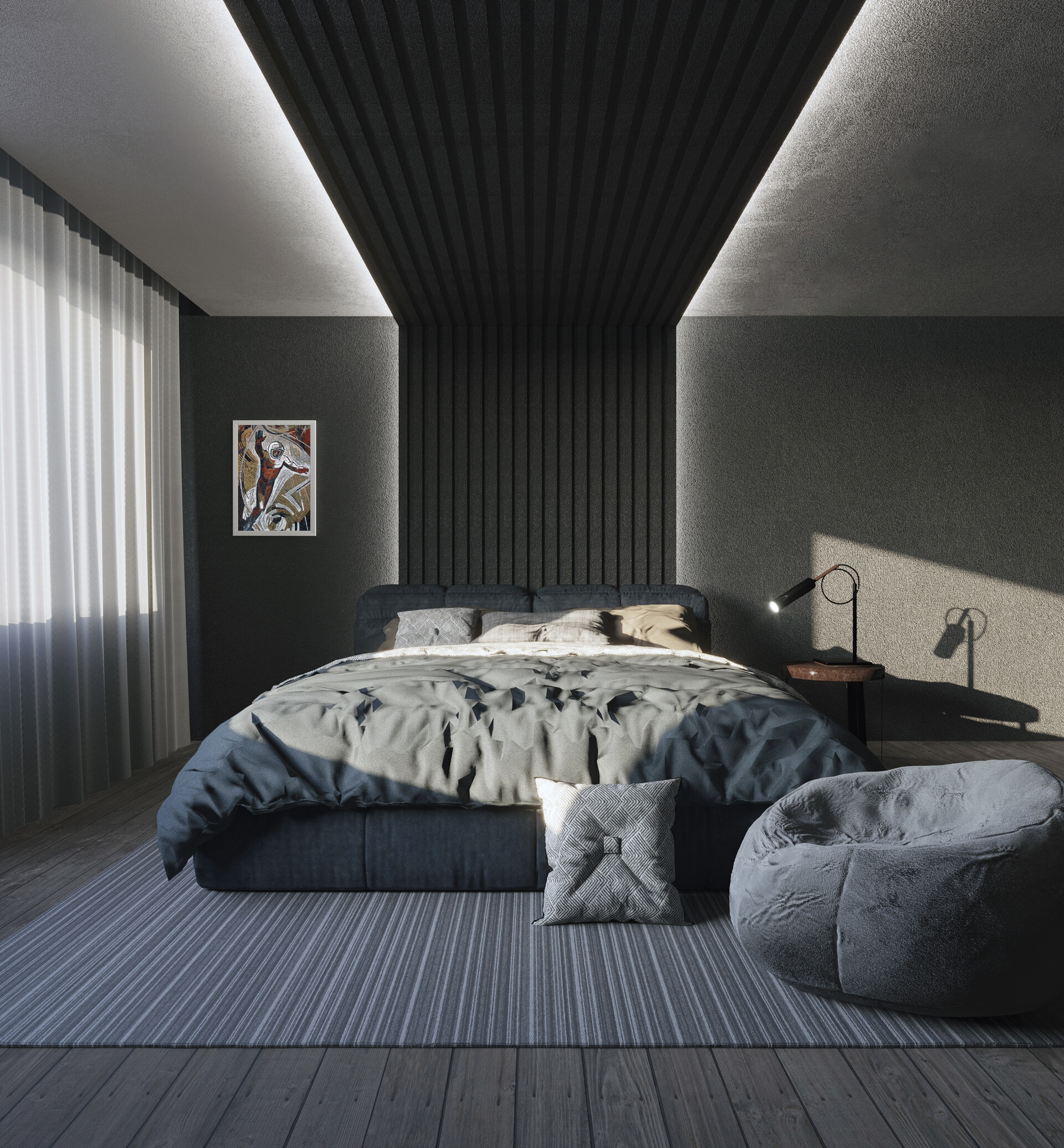 ArtStation - Thursday is a day for unusual inspiration⬜⬛ What do you find most cosy here?