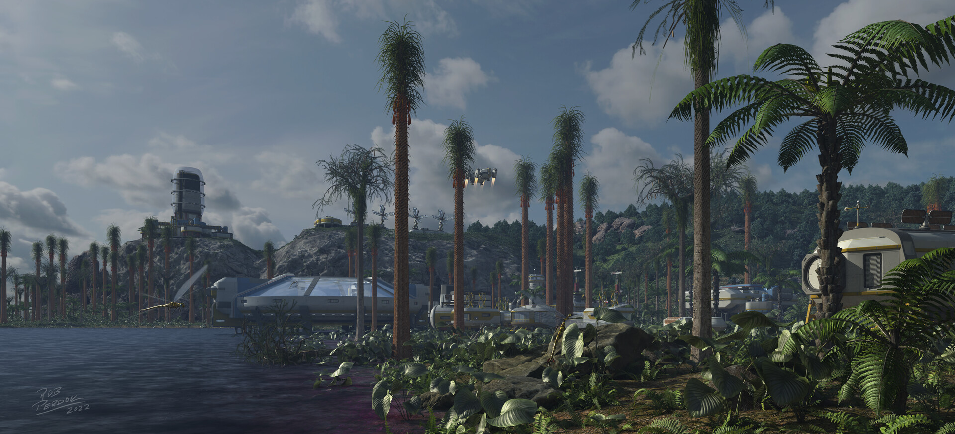 ArtStation - Mission to Minerva #KB3Dchallenge