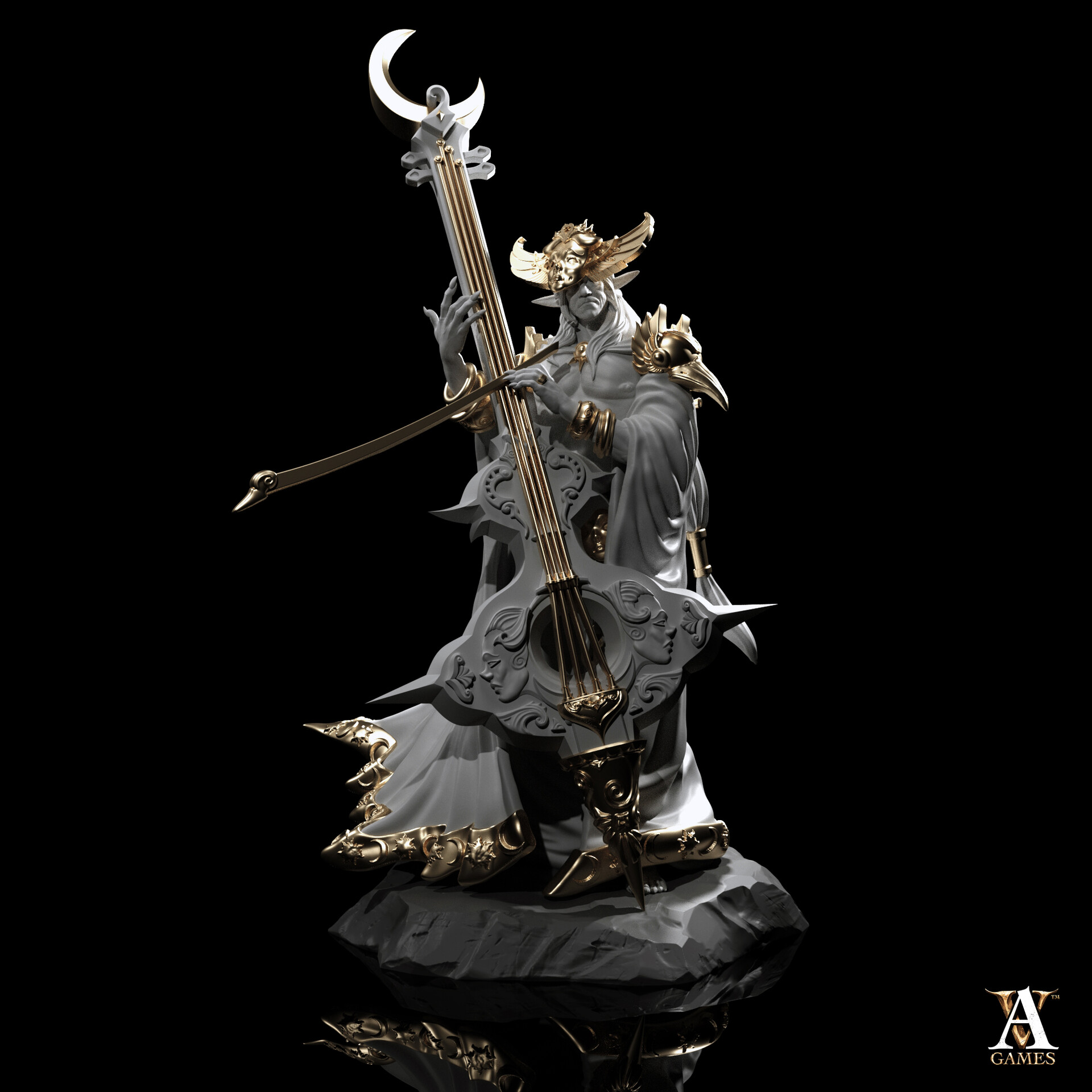 ArtStation - Merinndel Silverclou - Moontouched Bard