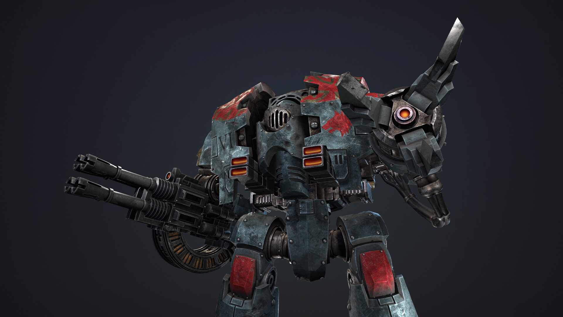 Matthew Kozel - Space Wolf Leviathan Dreadnought