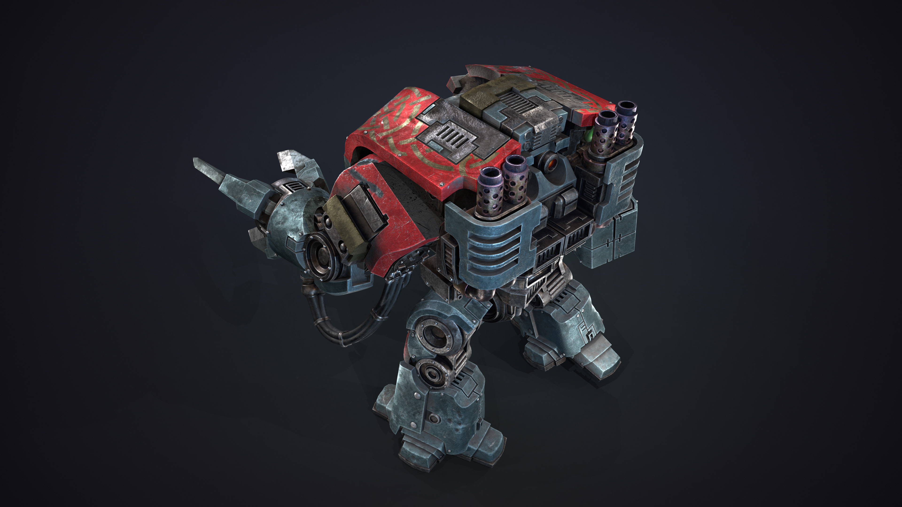 Matthew Kozel - Space Wolf Leviathan Dreadnought