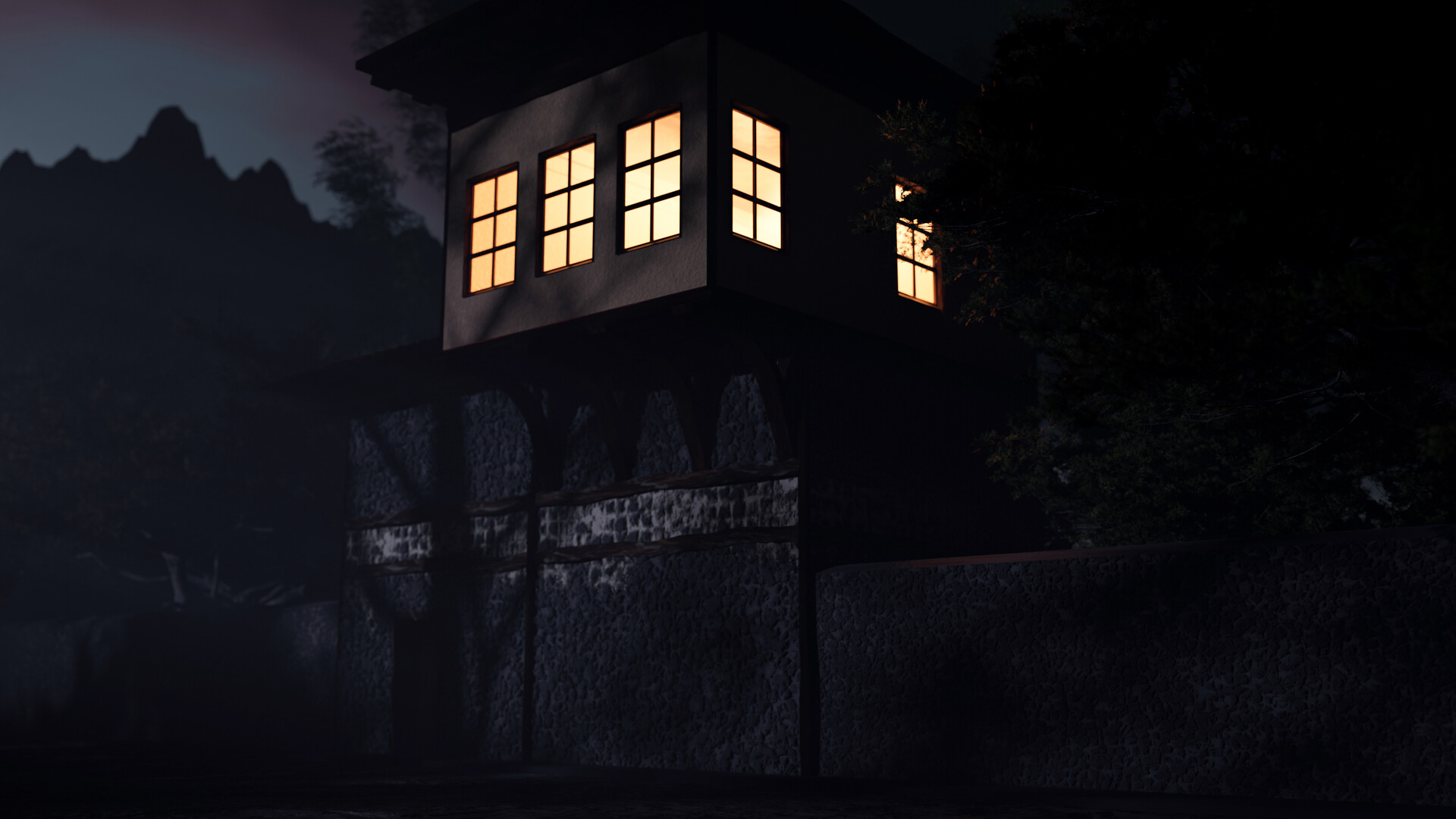 ArtStation - House With Bay Window