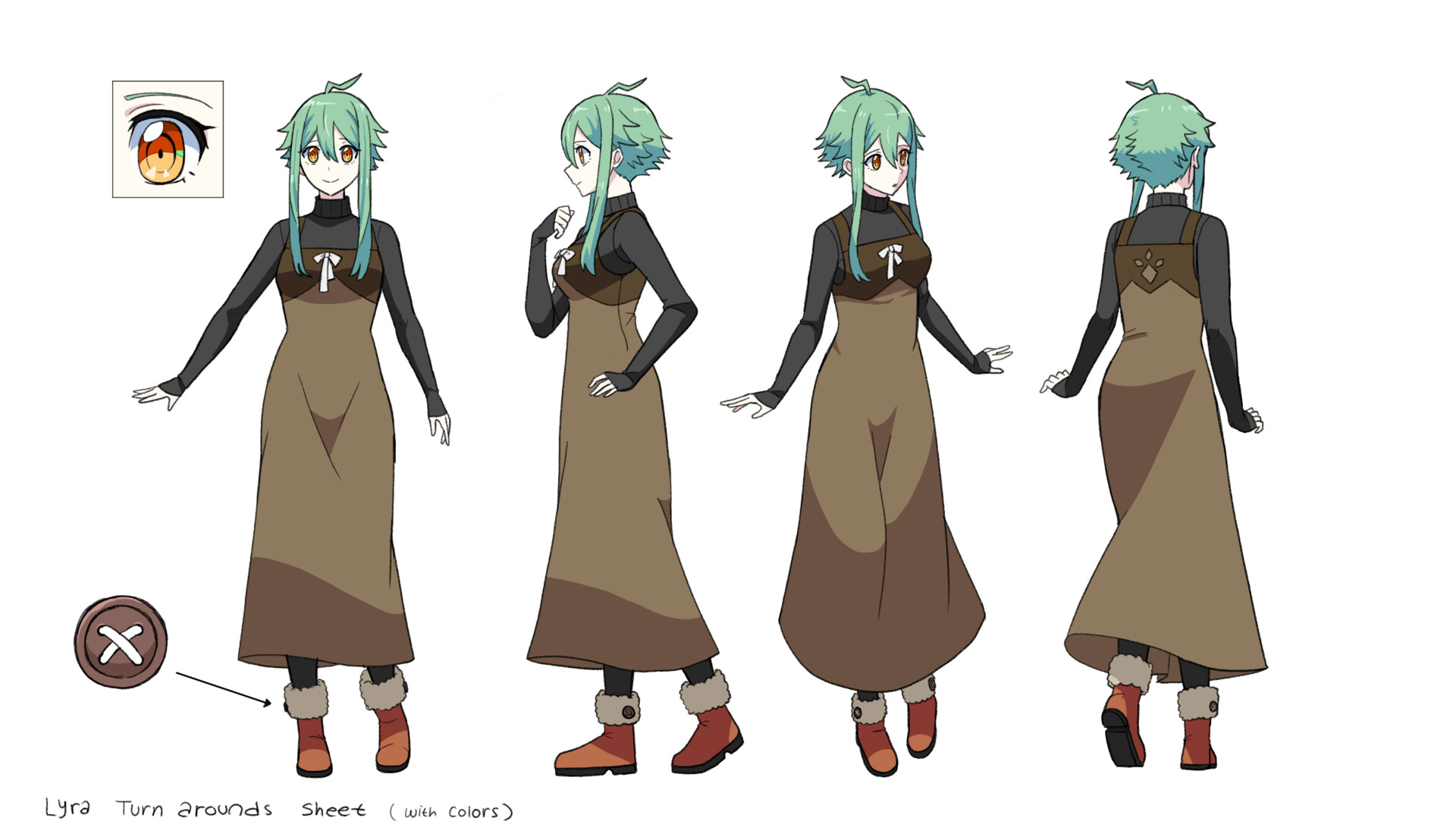 Lyra character sheet by Cindy Clarabelle Wilbert — ProUser.Me